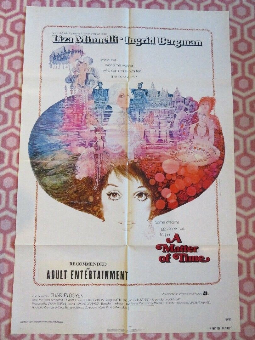 A MATTER OF TIME US ONE SHEET POSTER LIZA MINNELLI INGRID BERGMAN 1976 – Rendezvous Cinema