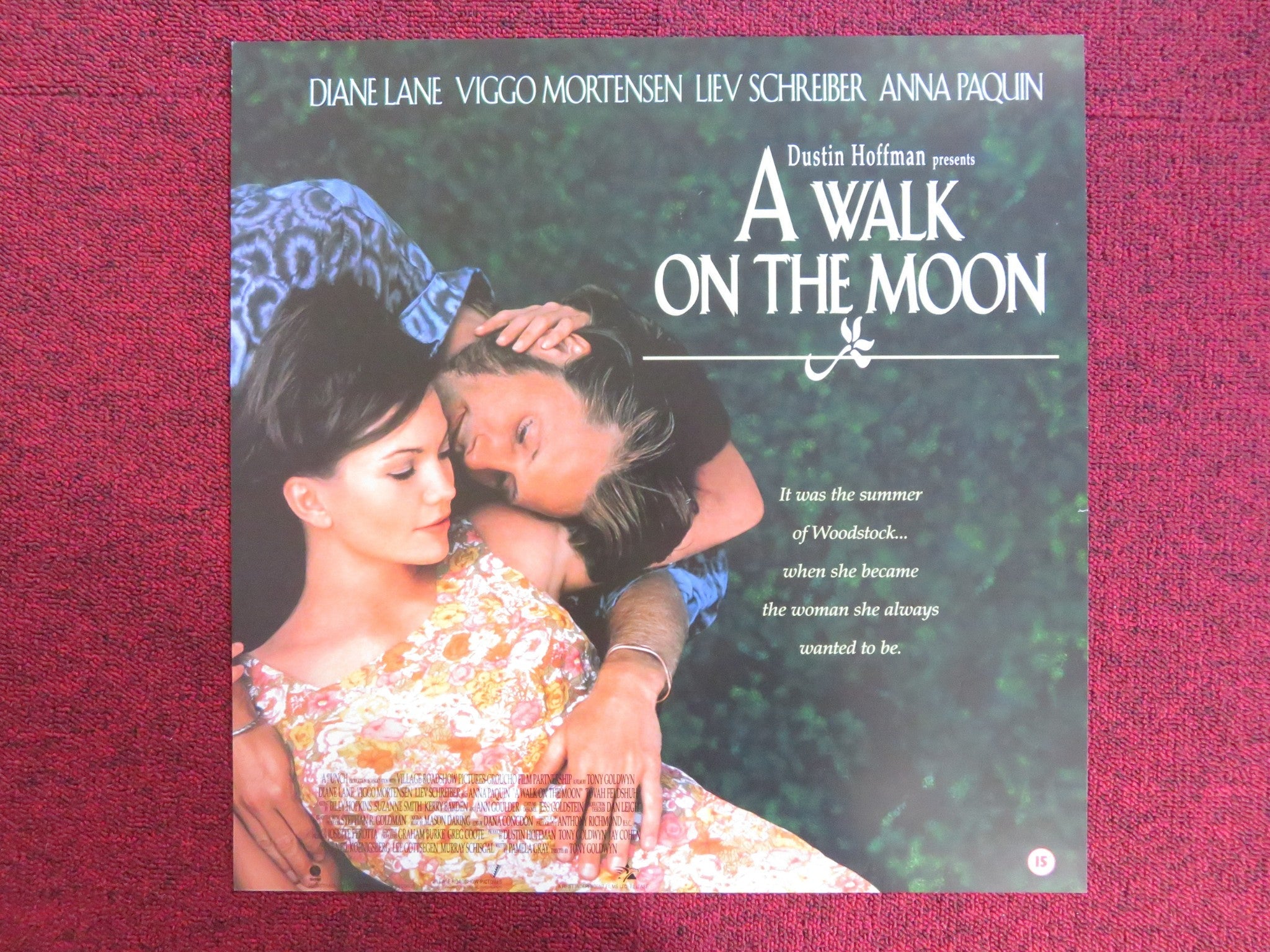 A WALK ON THE MOON VHS VIDEO POSTER DIANE LANE VIGGO MORTENSEN 1999 ...