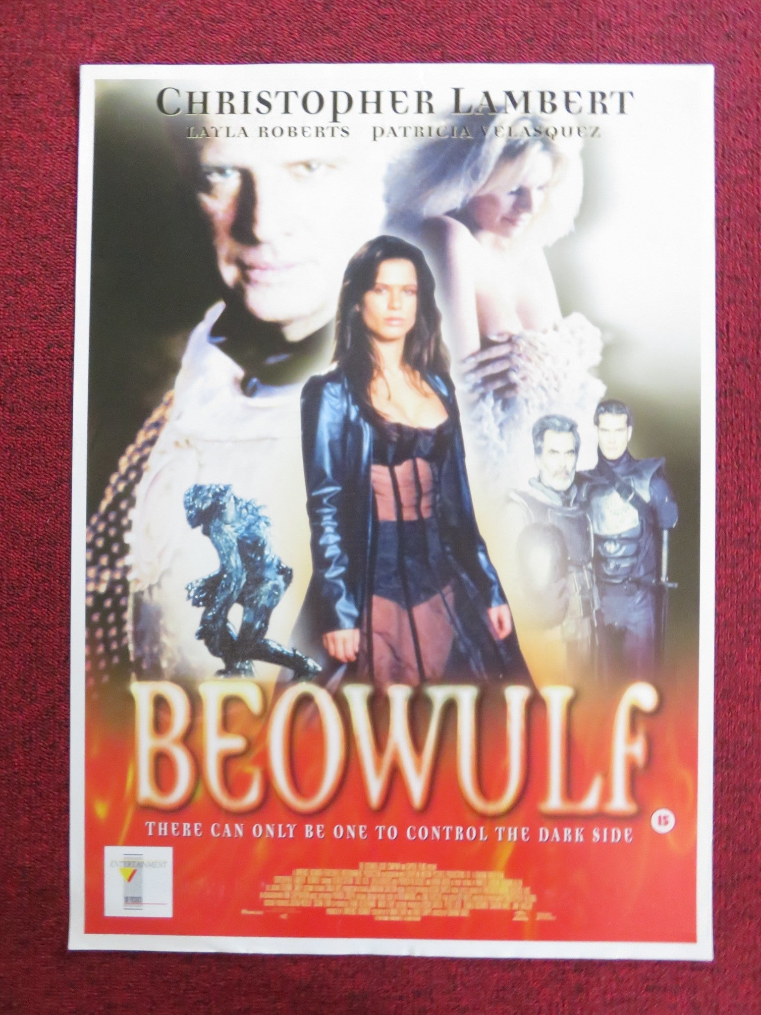 BEOWULF VHS POSTER ROLLED CHRISTOPHER LAMBERT RHONA MITRA 1999 – Rendezvous Cinema