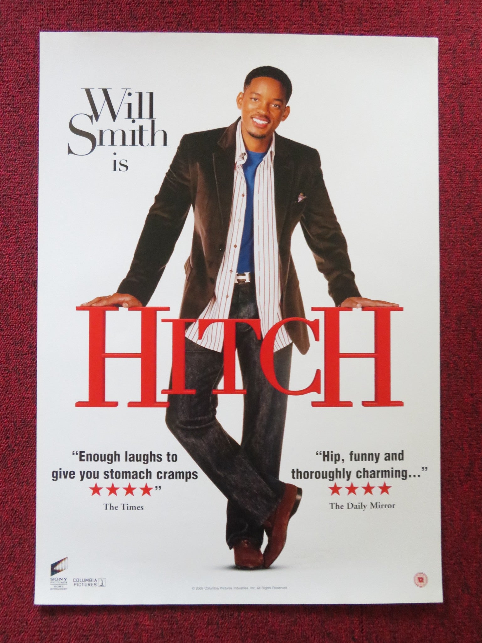 HITCH VHS VIDEO POSTER WILL SMITH EVA MENDES 2005 – Rendezvous Cinema