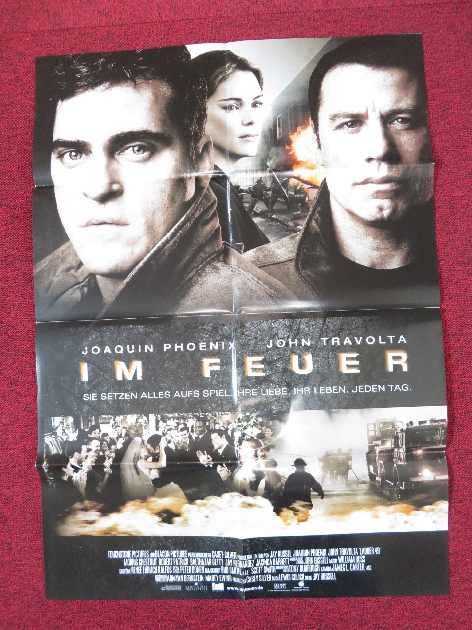 LADDER 49 GERMAN A1 POSTER FOLDED JOAQUIN PHOENIX JOHN TRAVOLTA 2005 – Rendezvous Cinema