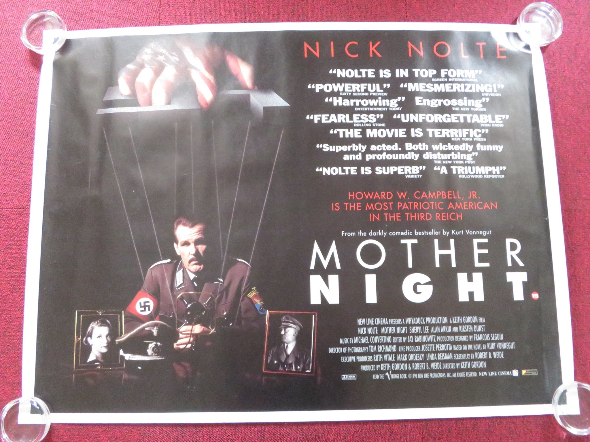MOTHER NIGHT UK QUAD ROLLED POSTER NICK NOLTE SHERYL LEE 1996 – Rendezvous Cinema