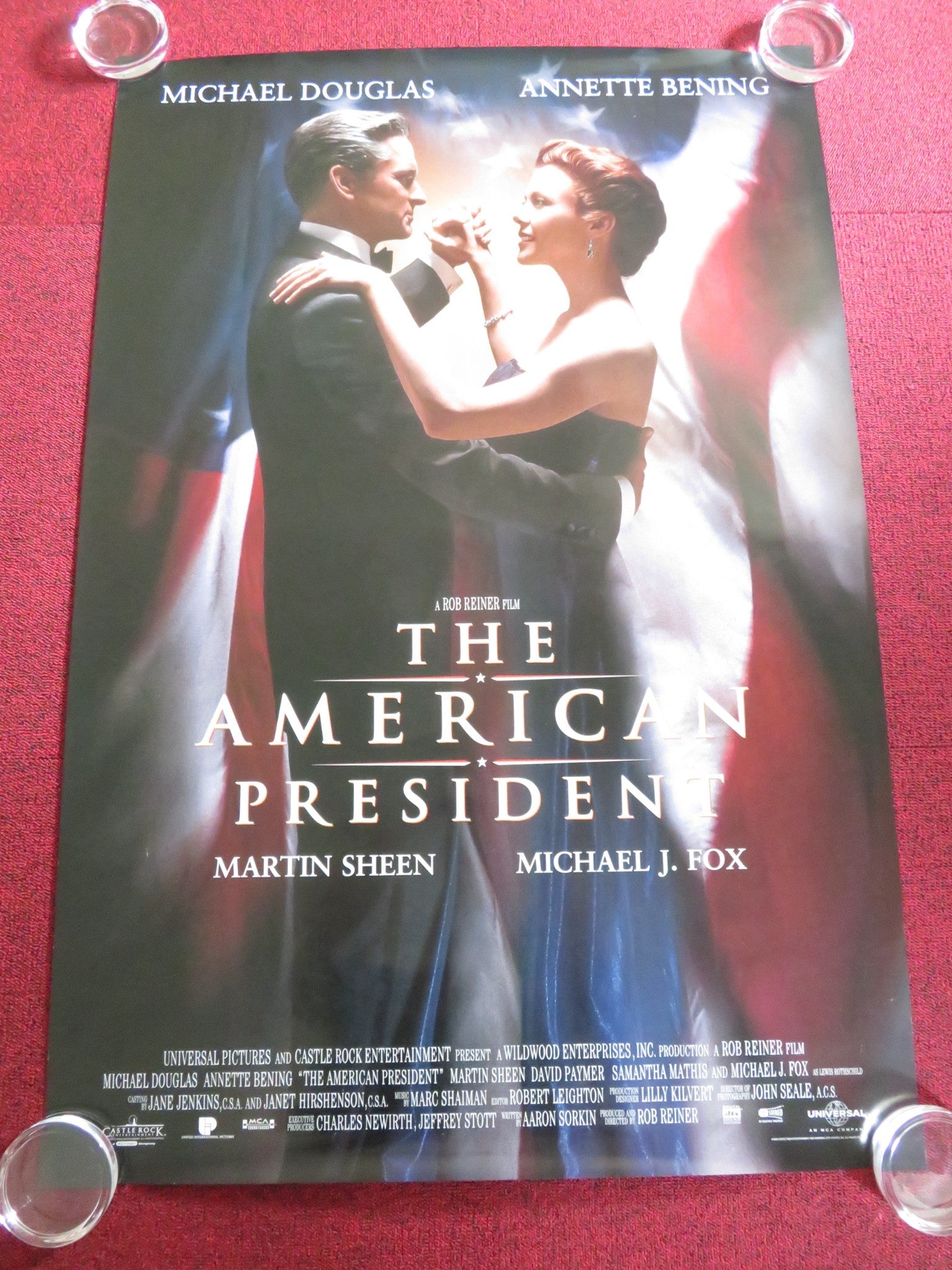 THE AMERICAN PRESIDENT US ONE SHEET ROLLED POSTER MICHAEL DOUGLAS A. B ...