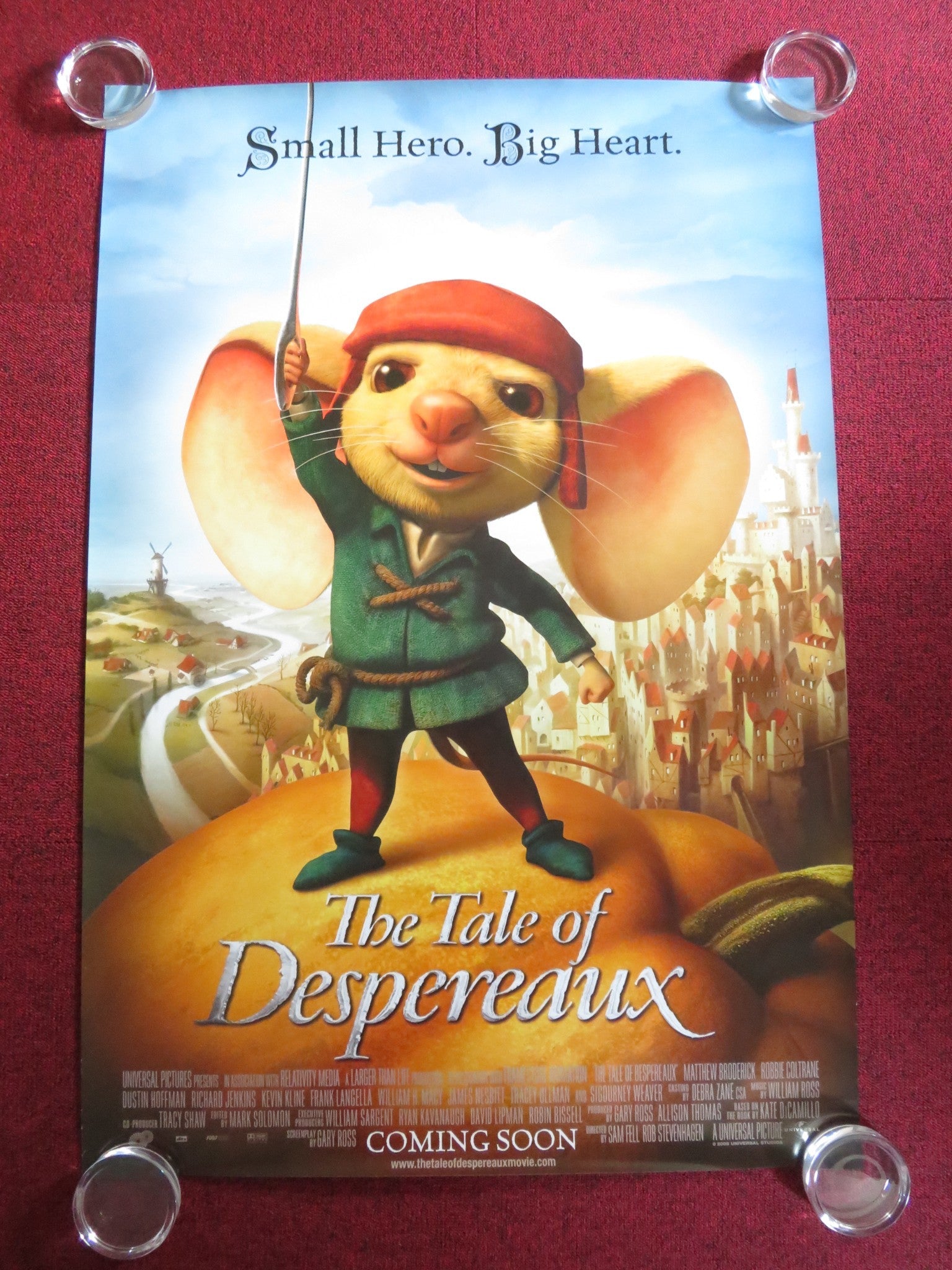 THE TALE OF DESPEREAUX - B US ONE SHEET ROLLED POSTER MATTHEW BRODERIC ...