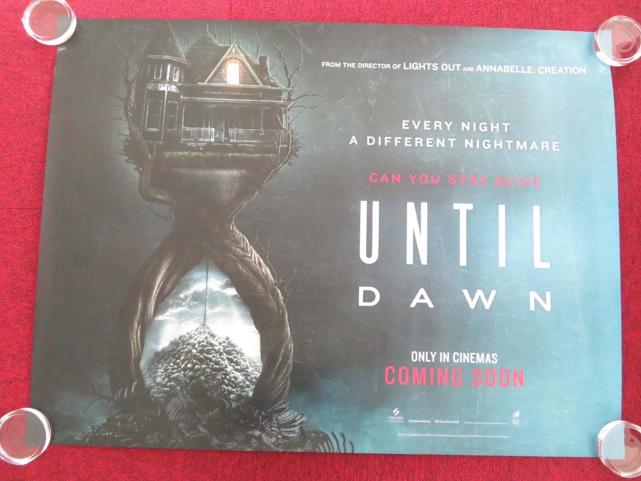 UNTIL DAWN UK QUAD ROLLED POSTER ELLA RUBIN MICHAEL CIMINO 2025 ...
