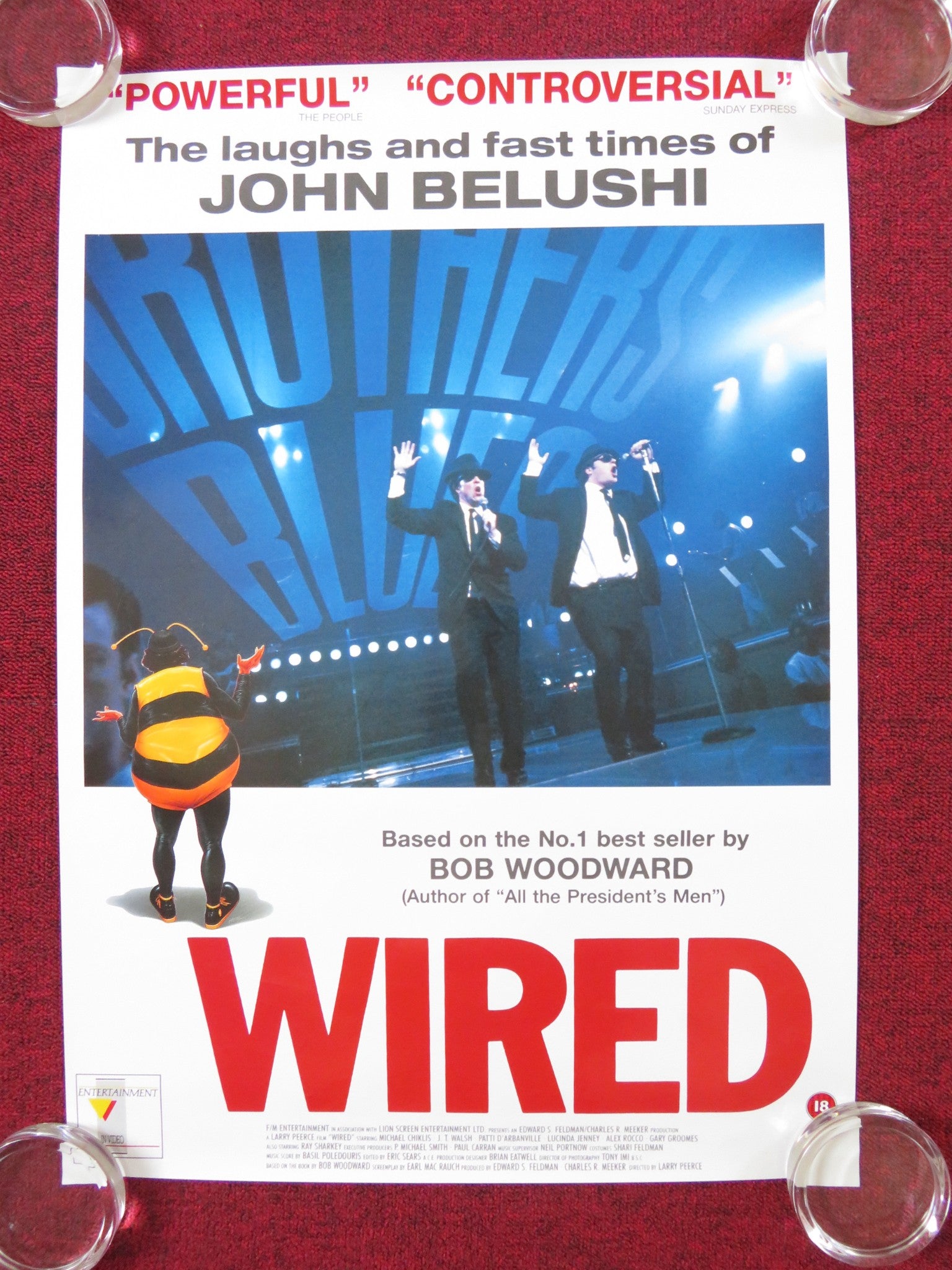 WIRED VHS VIDEO POSTER ROLLED MICHAEL CHIKLIS RAY SHARKEY 1989 – Rendezvous Cinema