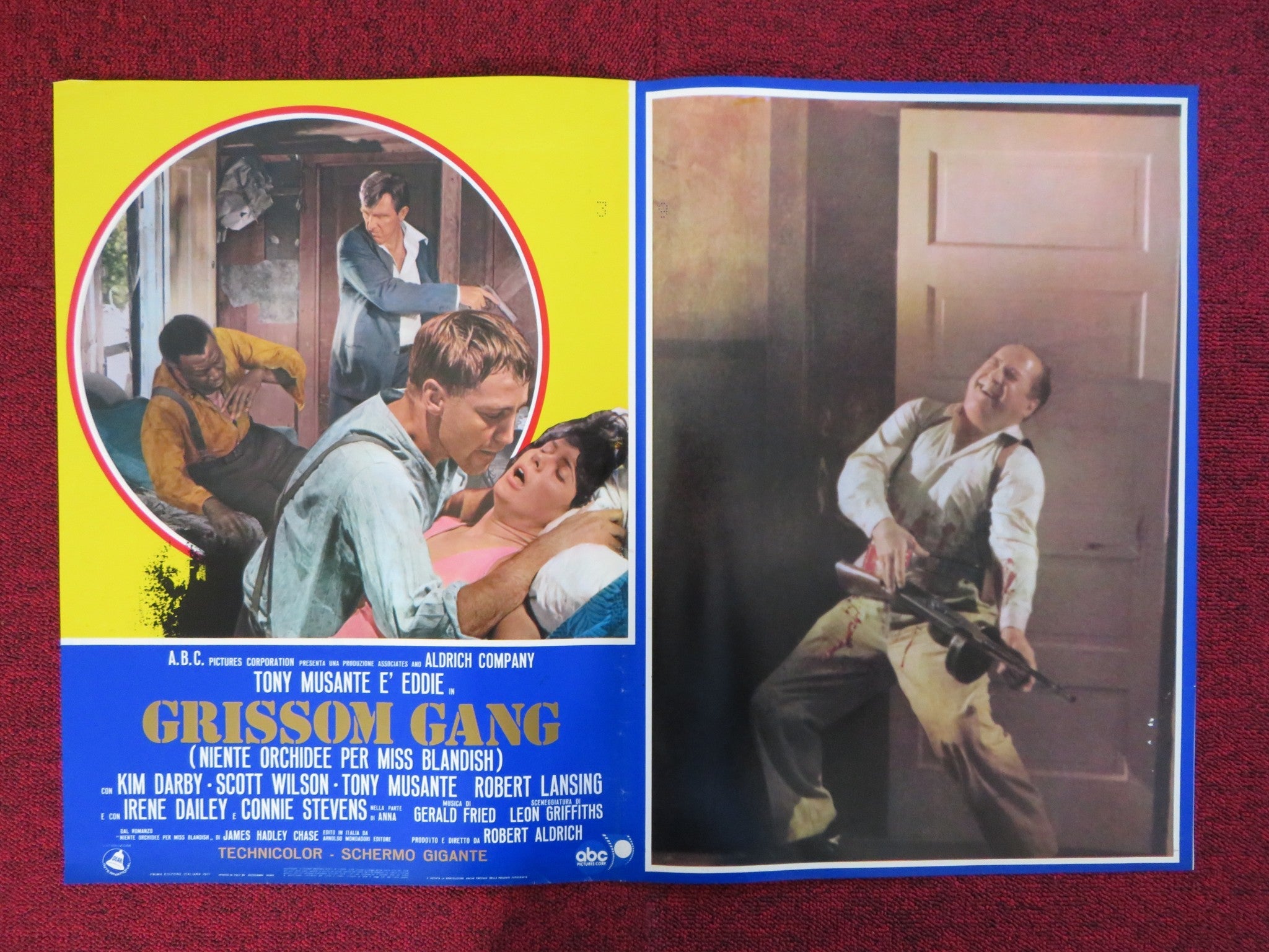 GRISSOM GANG - I ITALIAN FOTOBUSTA POSTER KIM DARBY SCOTT WILSON 1971 – Rendezvous Cinema