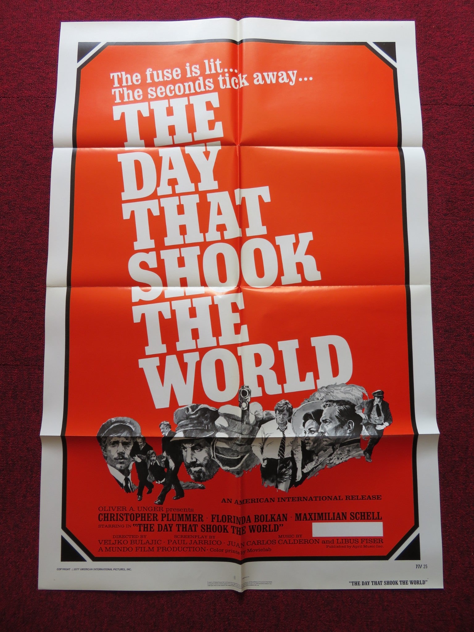 THE DAY THAT SHOOK THE WORLD FOLDED US ONE SHEET POSTER CHRISTOPHER PL – Rendezvous Cinema