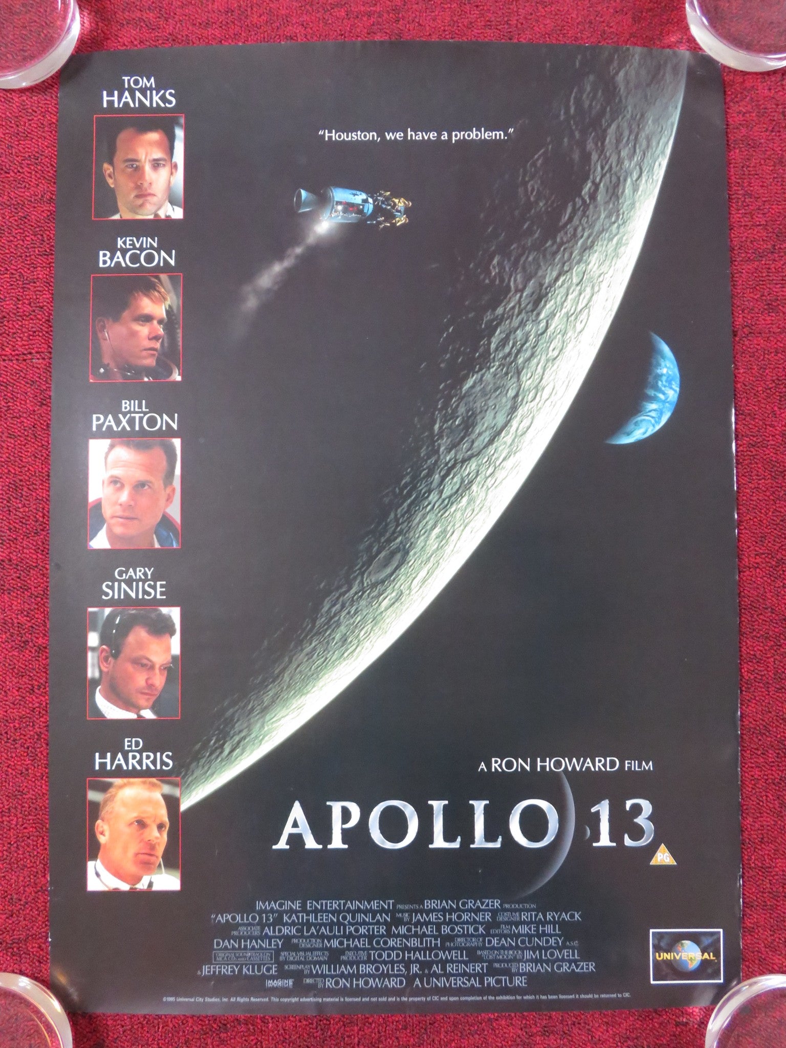 APOLLO 13 VHS POSTER TOM HANKS KEVIN BACON 1995 – Rendezvous Cinema
