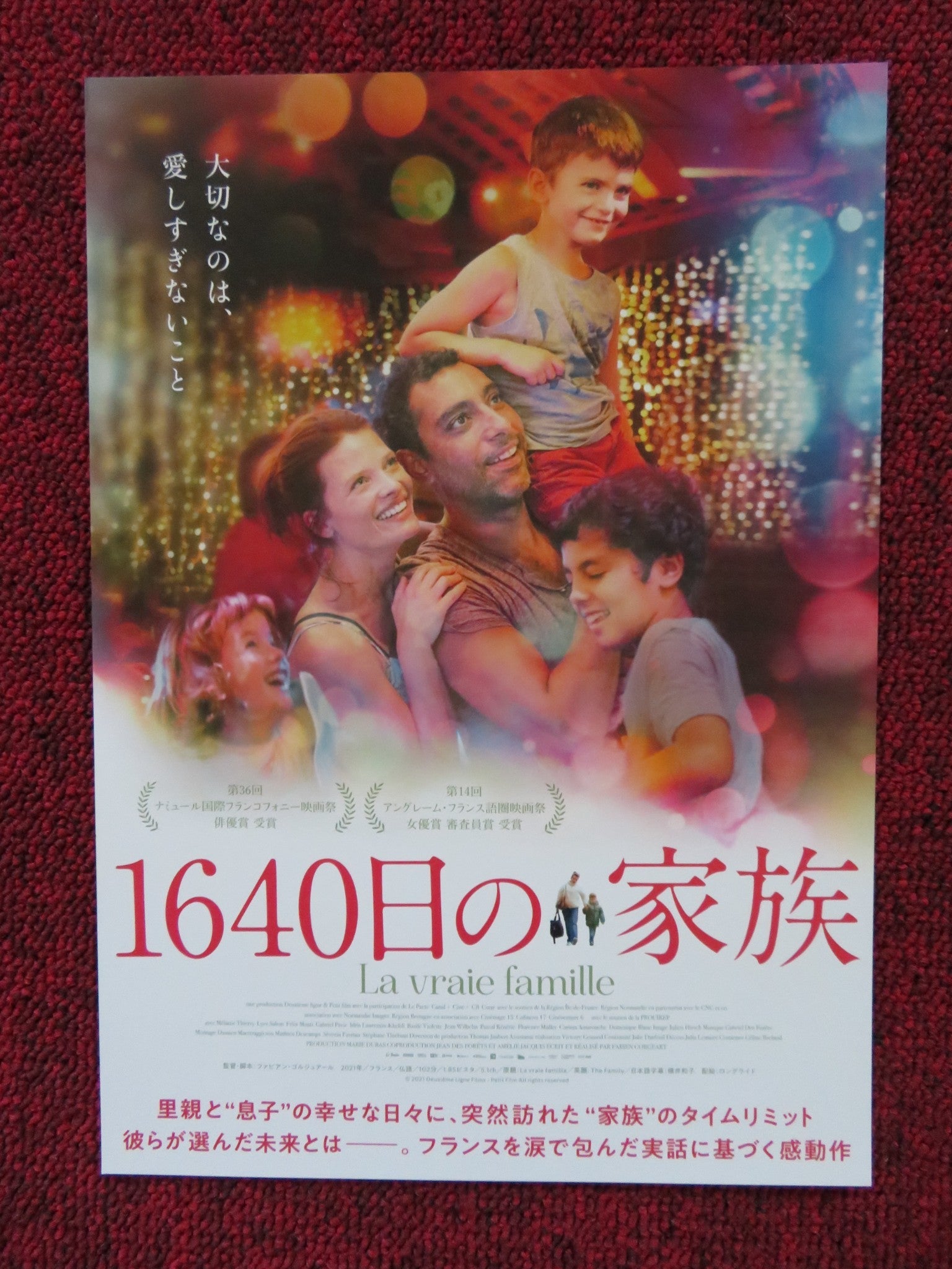 LA VRAIE FAMILLE / THE FAMILY JAPANESE CHIRASHI (B5) POSTER MELANIE TH ...