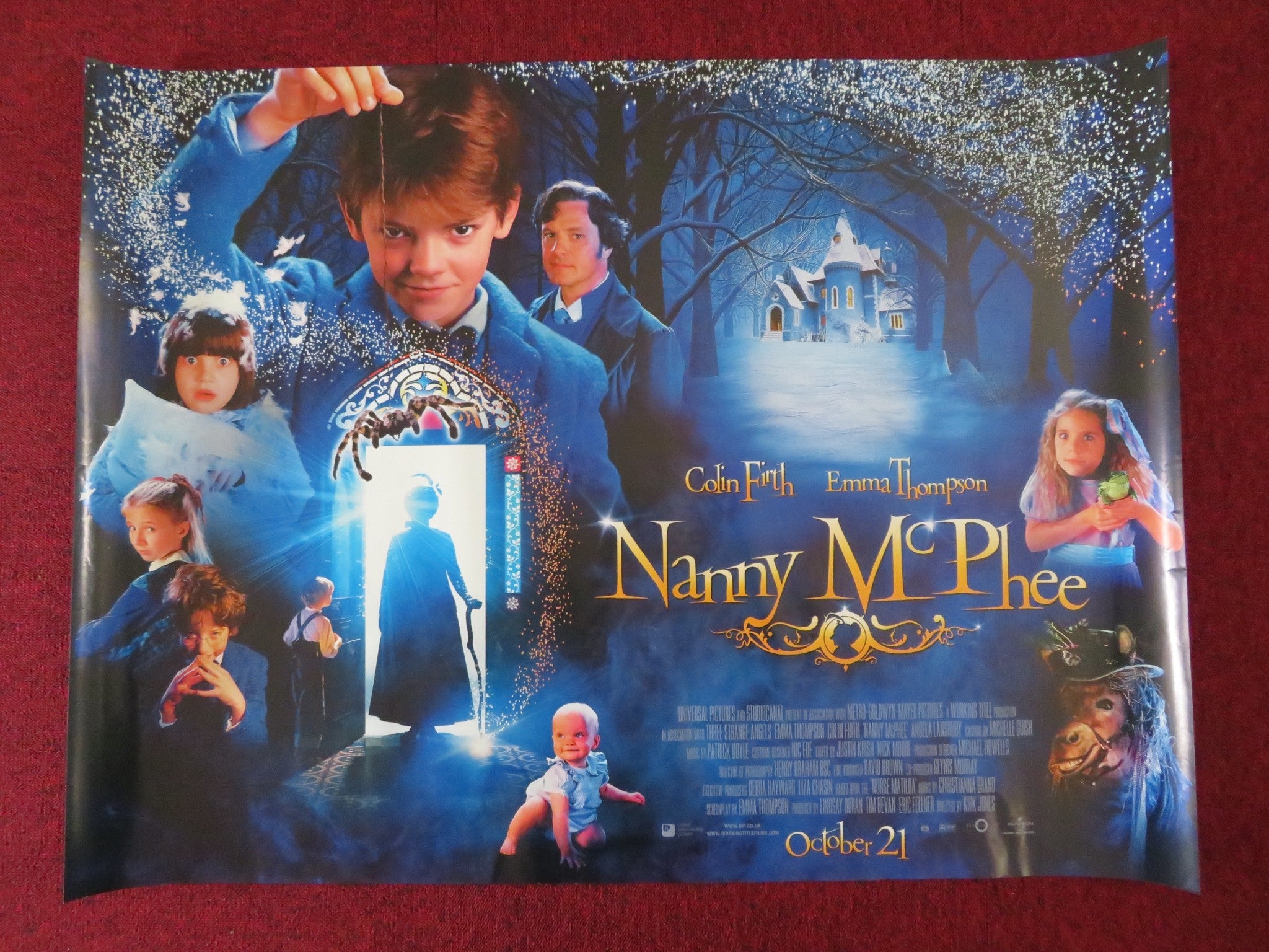 NANNY MCPHEE UK QUAD (30"x 40") ROLLED POSTER EMMA THOMPSON BRODIE-SAN – Rendezvous Cinema