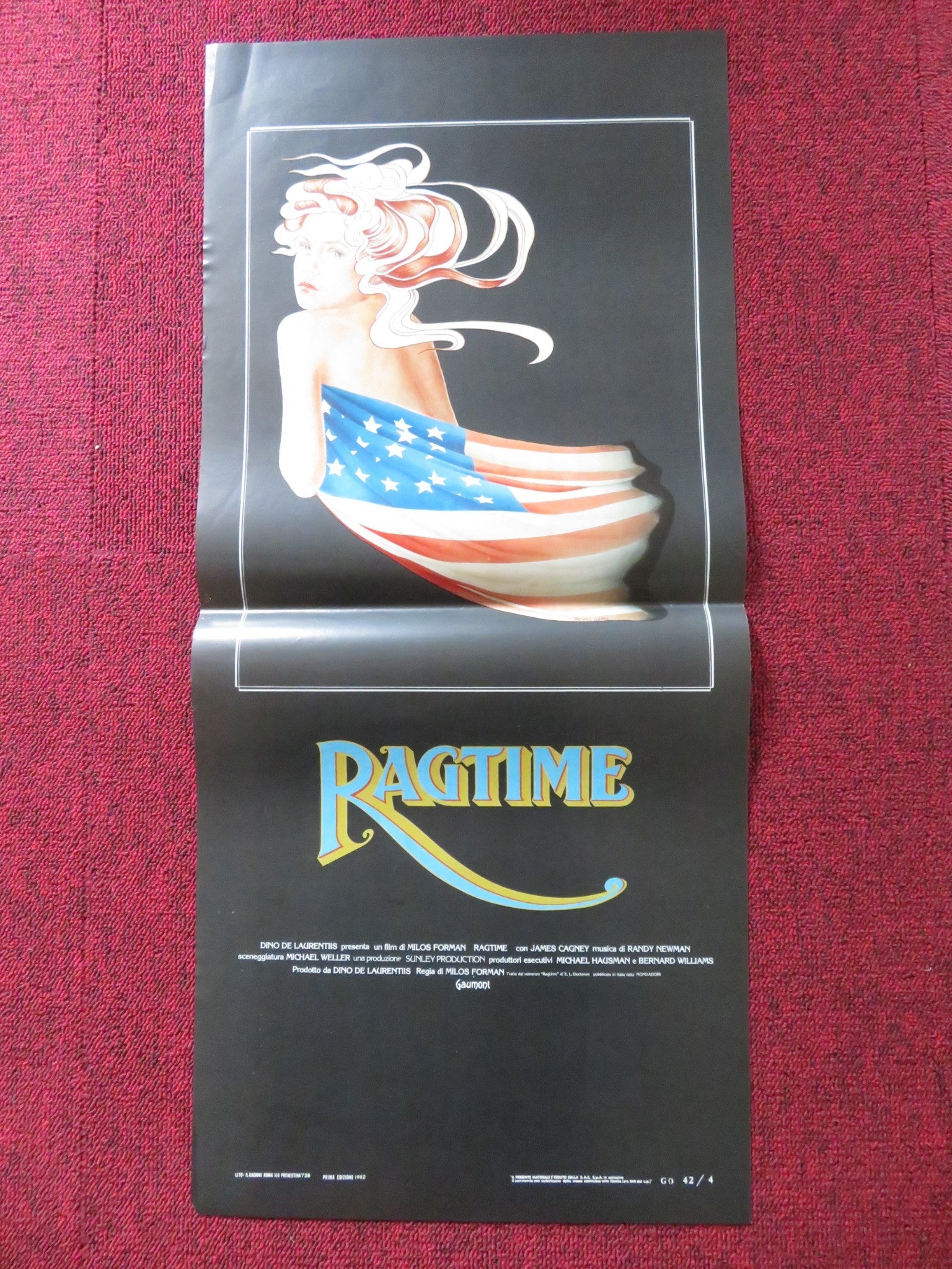 RAGTIME ITALIAN LOCANDINA POSTER JAMES CAGNEY BRAD DOURIF 1982 – Rendezvous Cinema