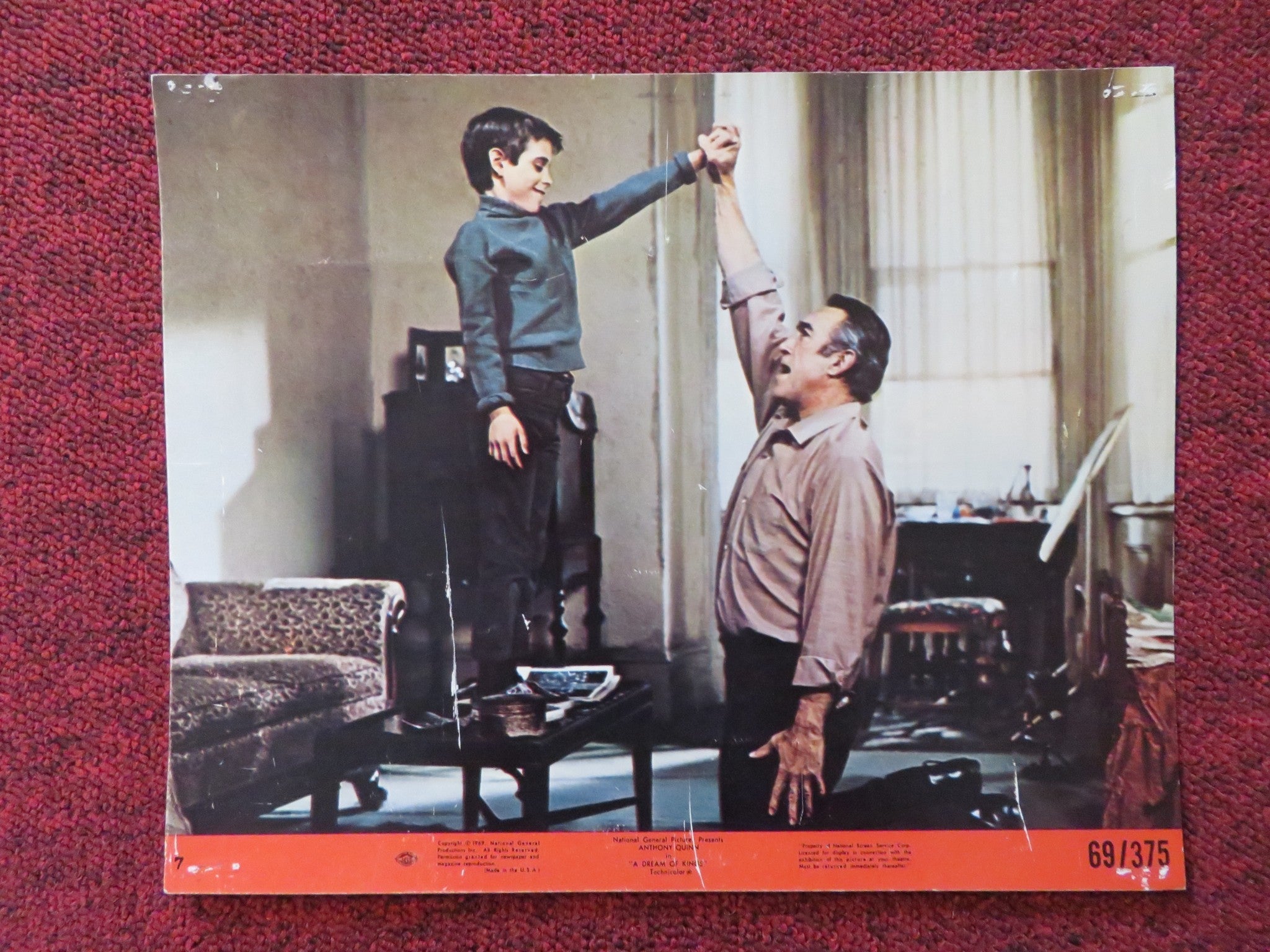 A DREAM OF KINGS -7 LOBBY CARD ANTHONY QUINN IRENE PAPAS 1969 ...