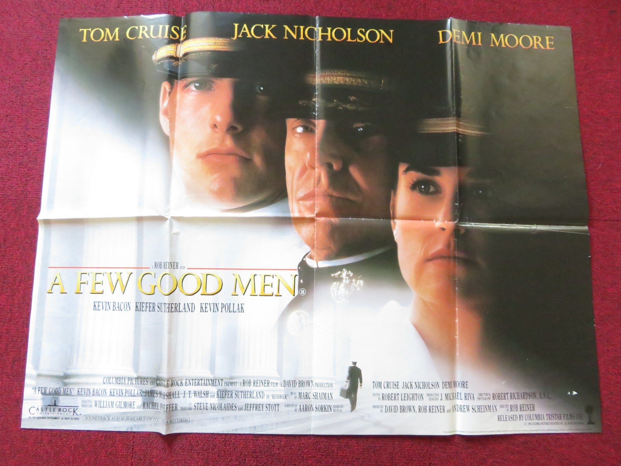 A FEW GOOD MEN QUAD POSTER FOLDED TOM CRUISE JACK NICHOLSON 1992 ...