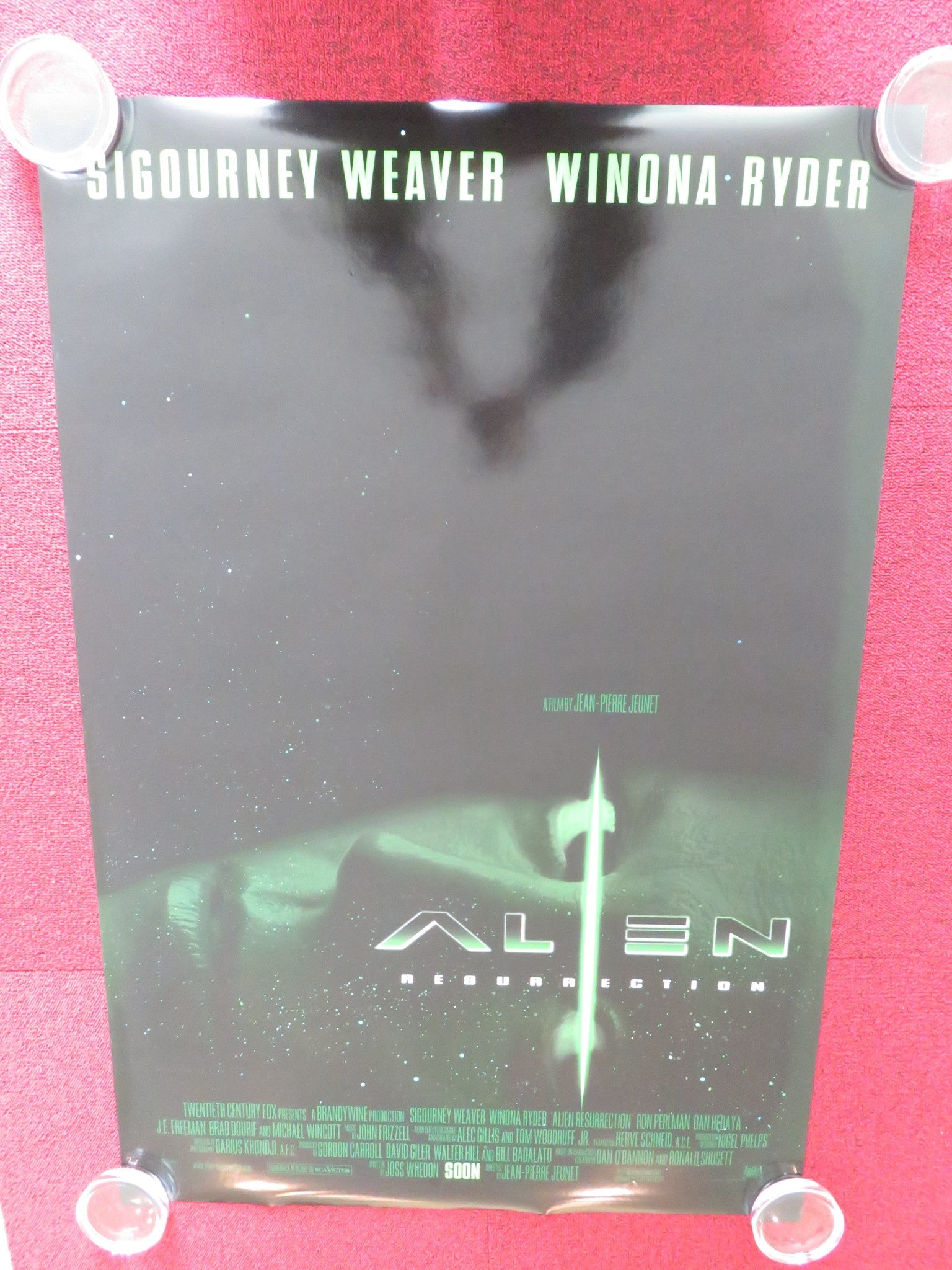ALIEN RESURRECTION INTERNATIONAL CAMPAIGN C US ONE SHEET ROLLED POSTER ...