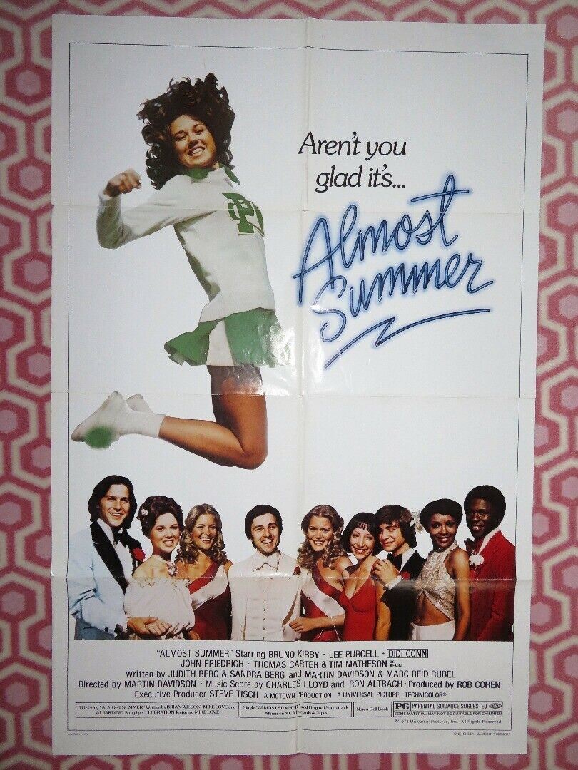 ALMOST SUMMER US ONE SHEET POSTER BRUNO KIRBY LEE PURCELL 1978 ...