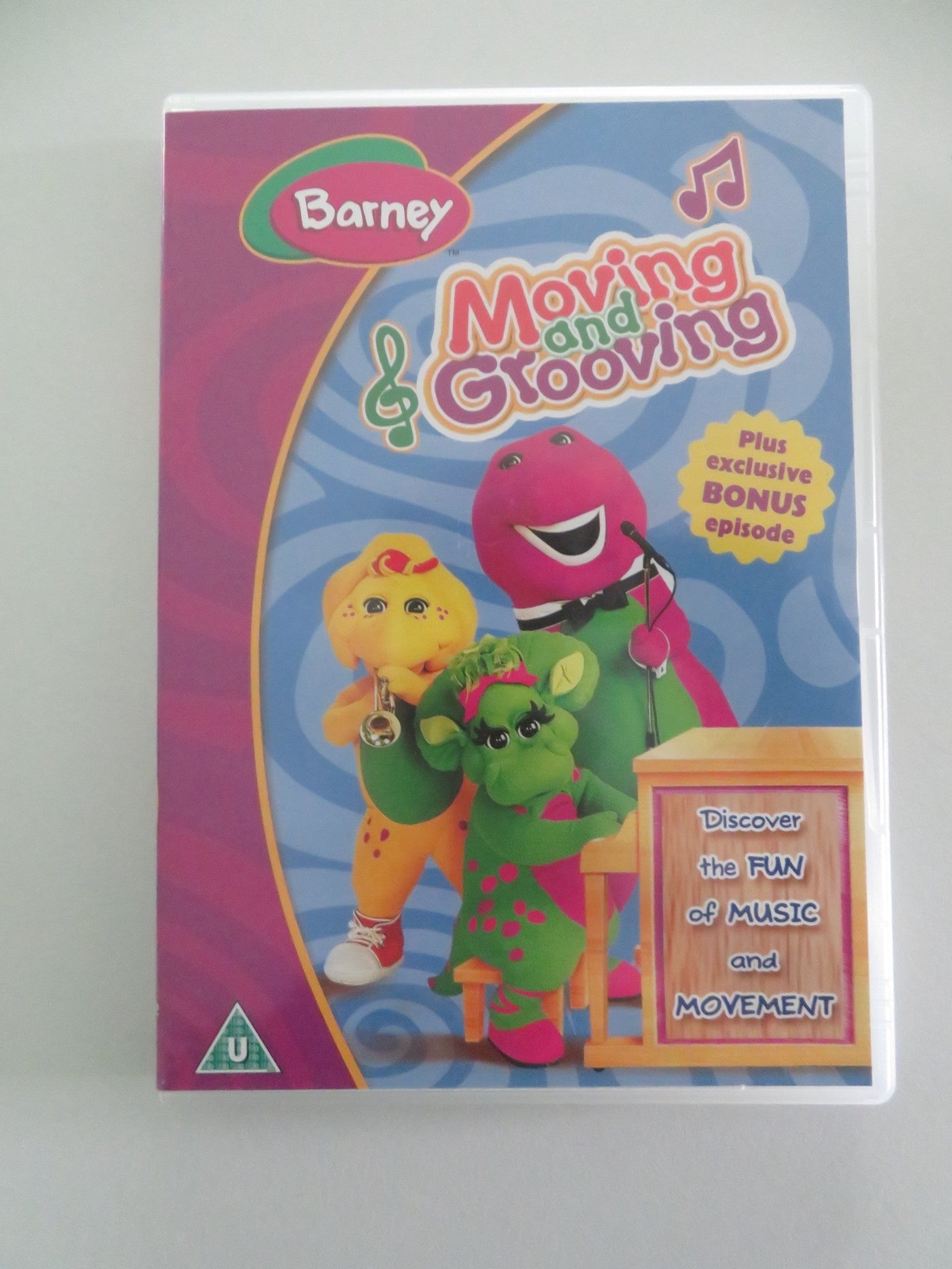 BARNEY MOVING AND GROOVING (DVD) DEAN WENDT CAREY STINSON 2004 REGION ...