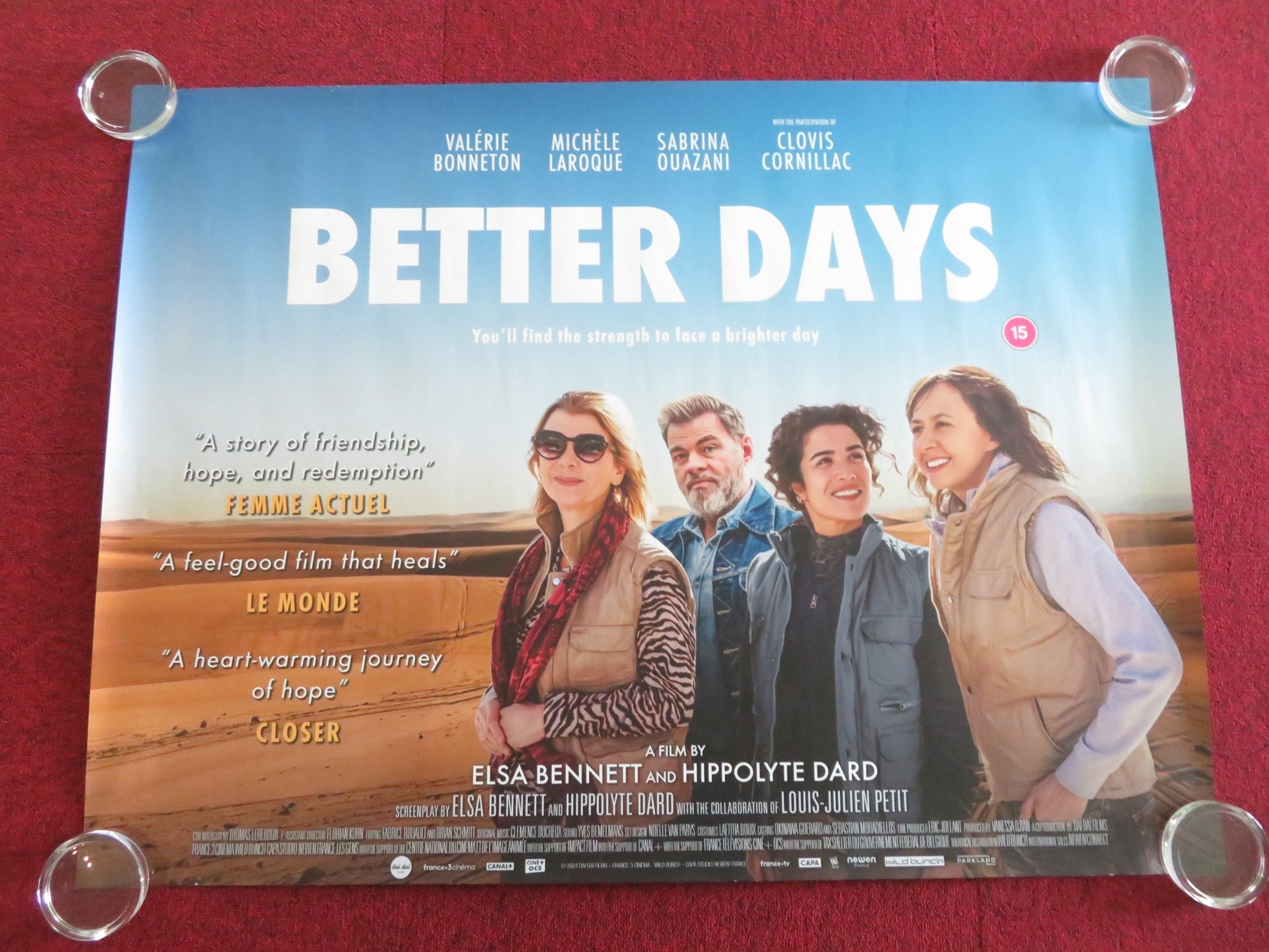 BETTER DAYS UK QUAD ROLLED POSTER VALERIE BONNETON MICHELE LAROQUE 202 ...