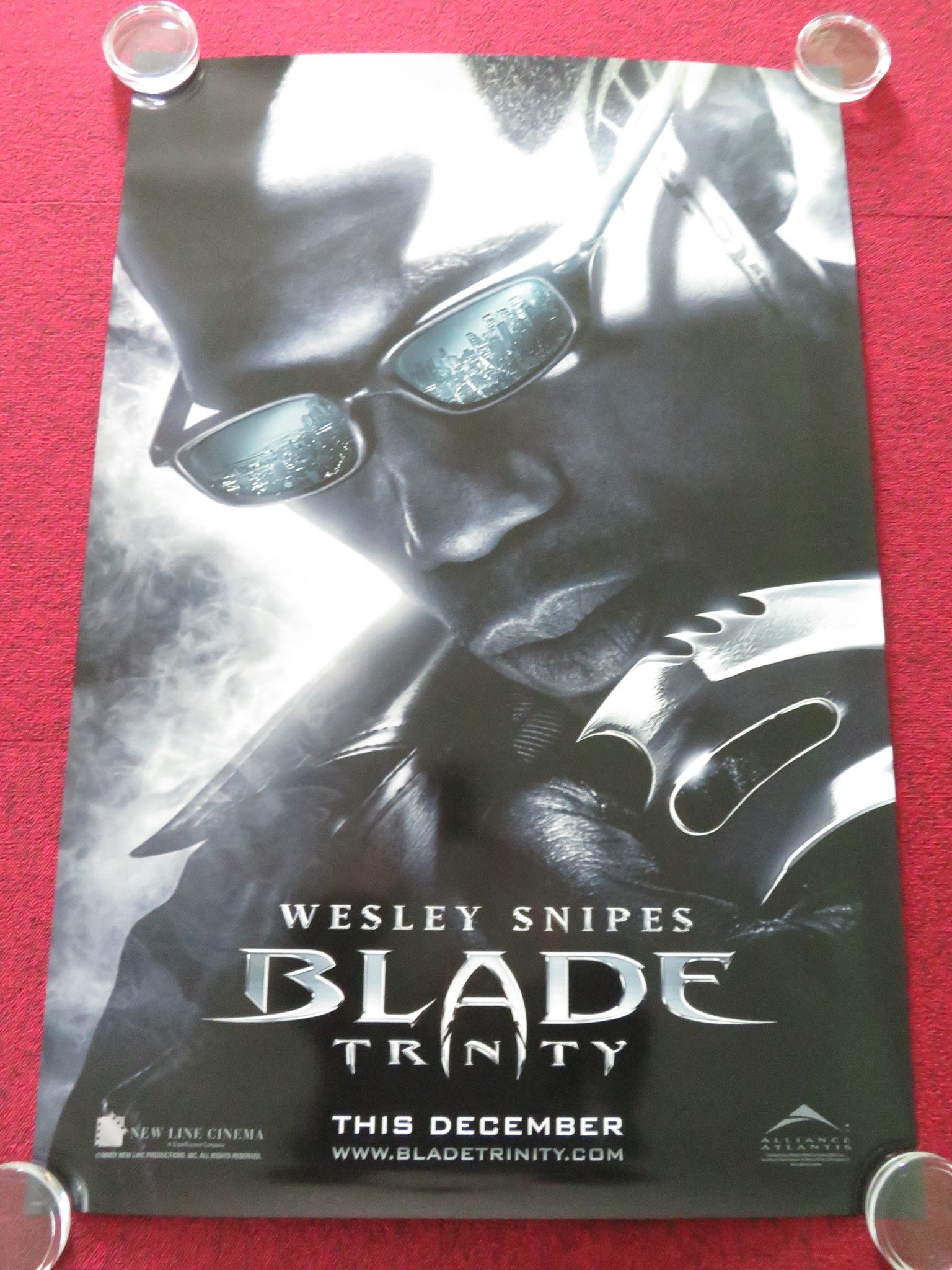 BLADE: TRINITY - A US ONE SHEET ROLLED POSTER WESLEY SNIPES KRISTOFFER ...
