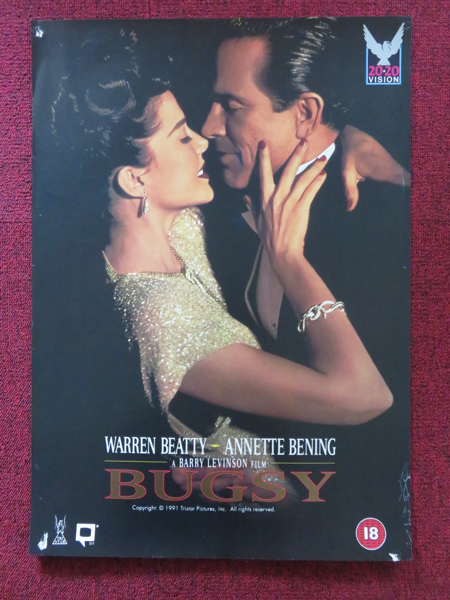 BUGSY VHS VIDEO POSTER WARREN BEATTY ANNETTE BENING 1991 – Rendezvous ...