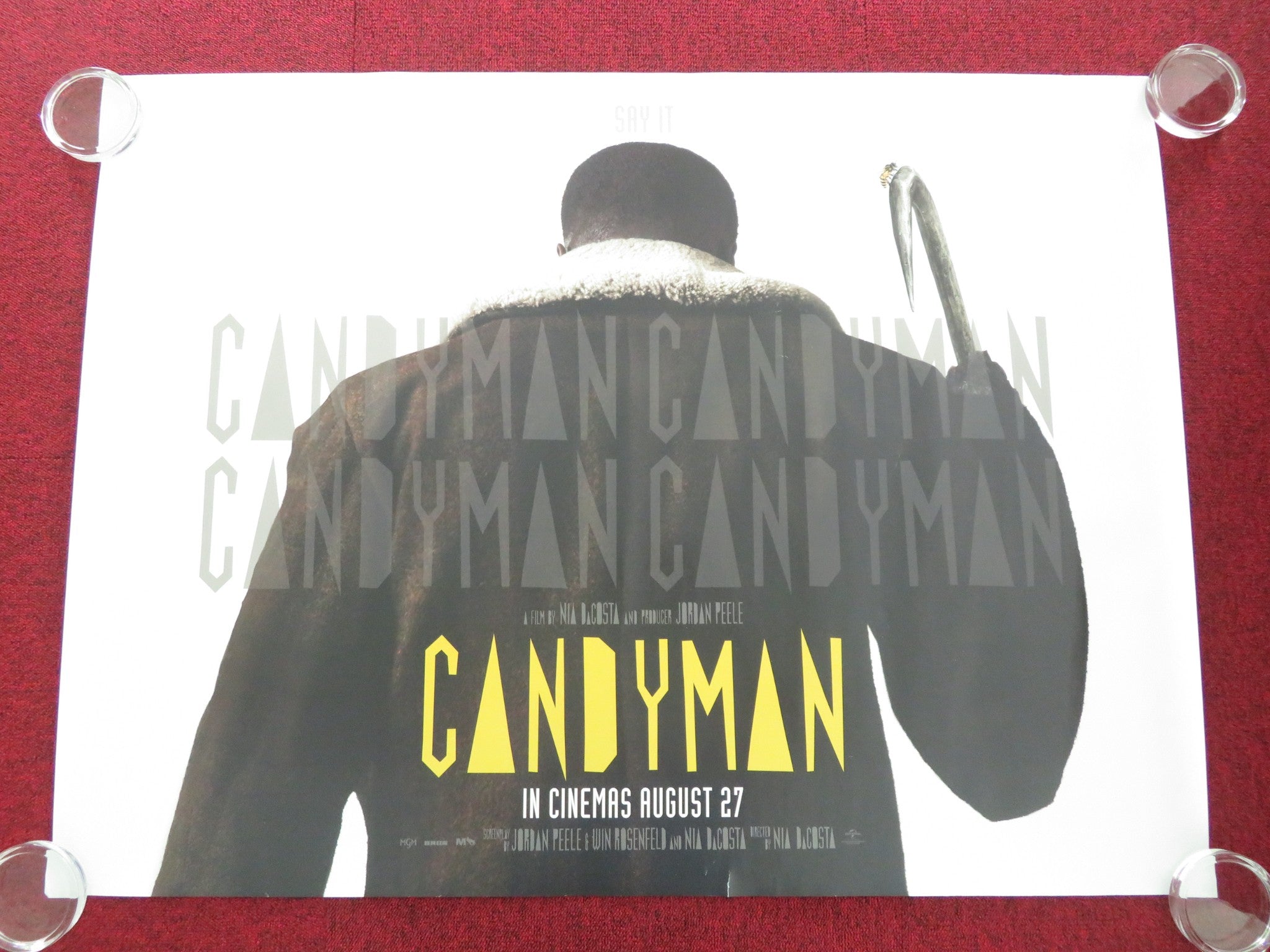 CANDYMAN - B UK QUAD ROLLED POSTER YAHYA ABDUL-MATEEN II 2021 ...