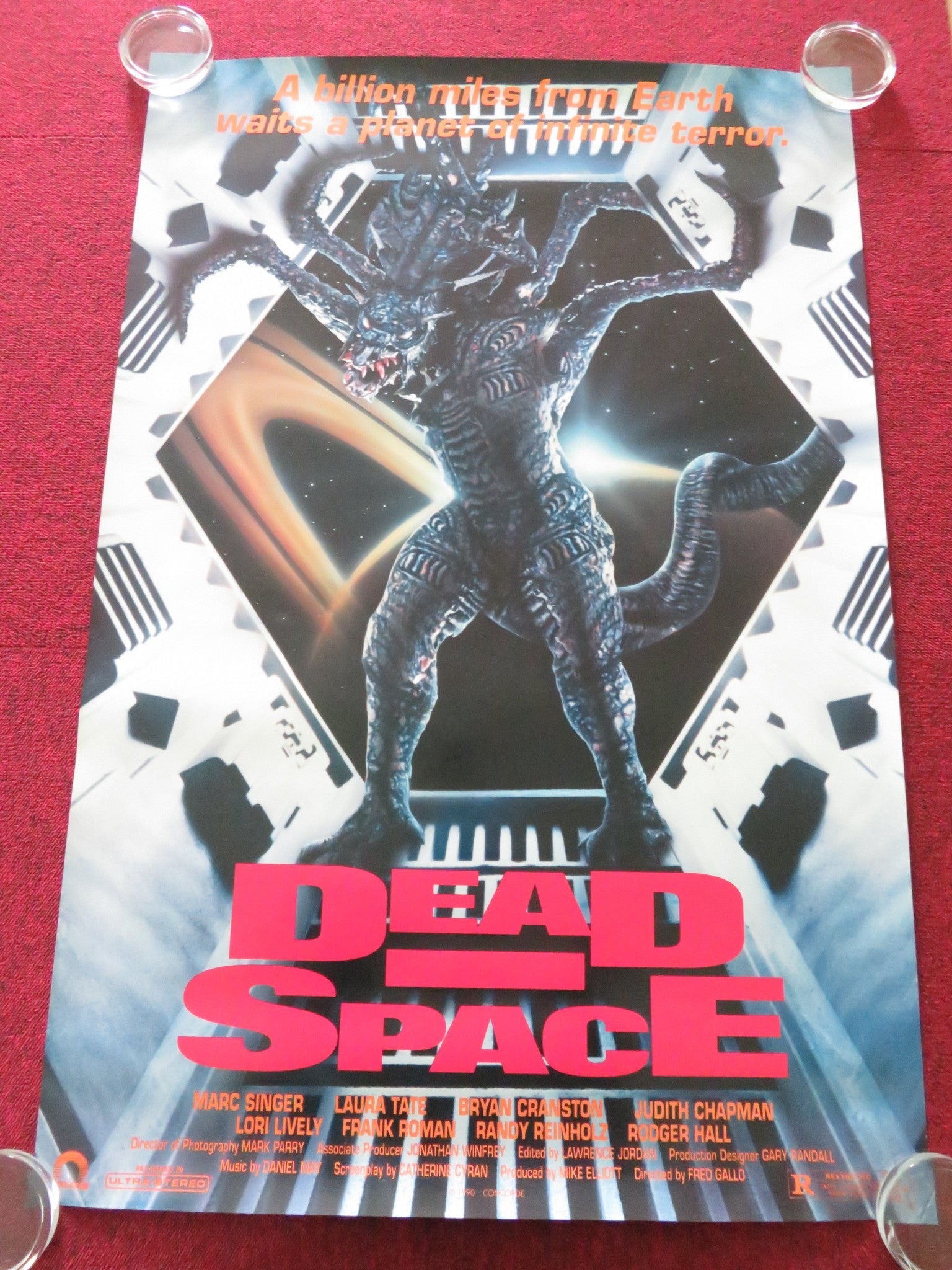 DEAD SPACE US ONE SHEET ROLLED POSTER MARC SINGER LAURA MAY TATE 1991 ...