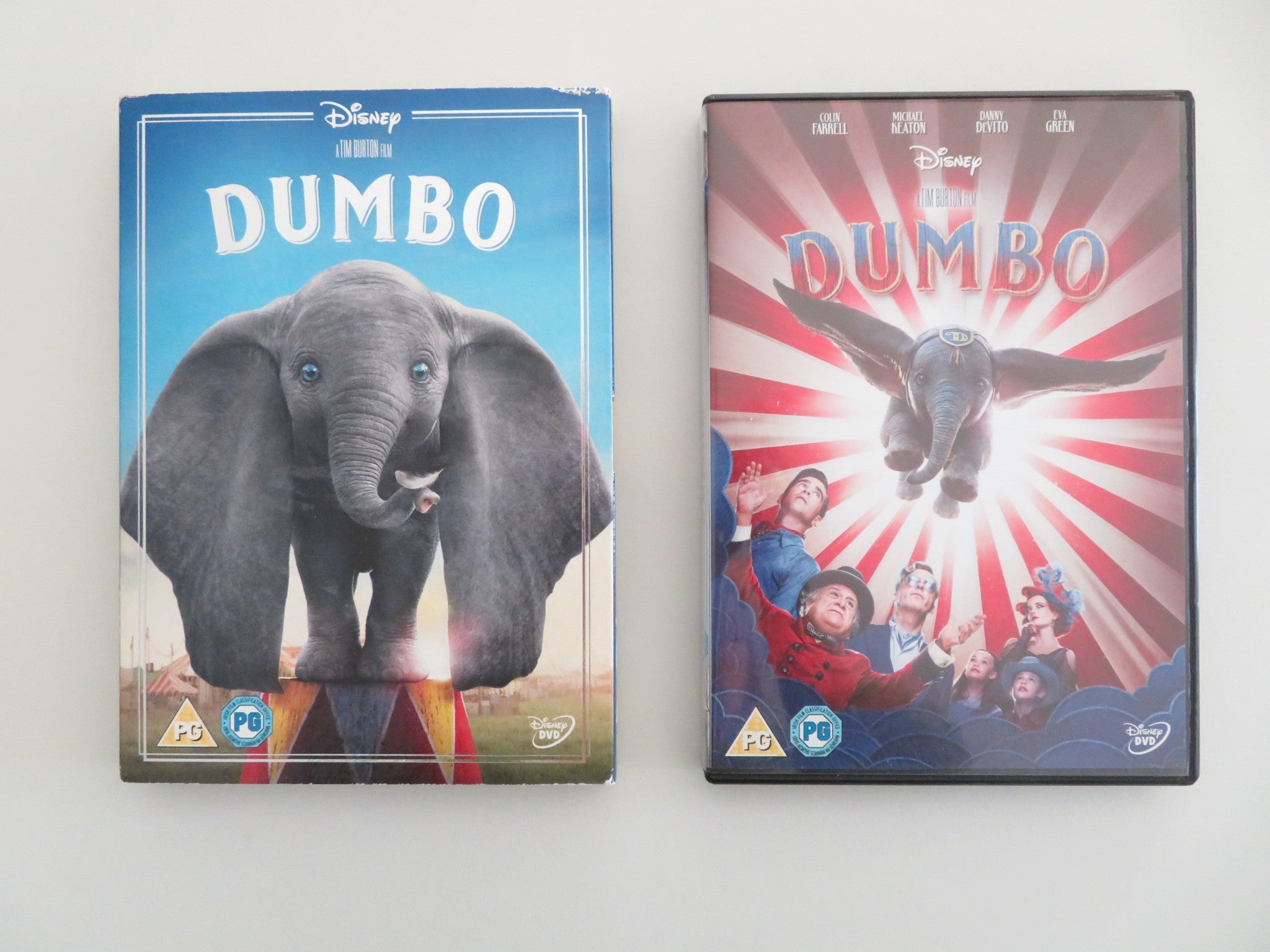 DUMBO (DVD) DISNEY COLIN FARRELL DANNY DEVITO MICHAEL KEATON 2019 REGI ...