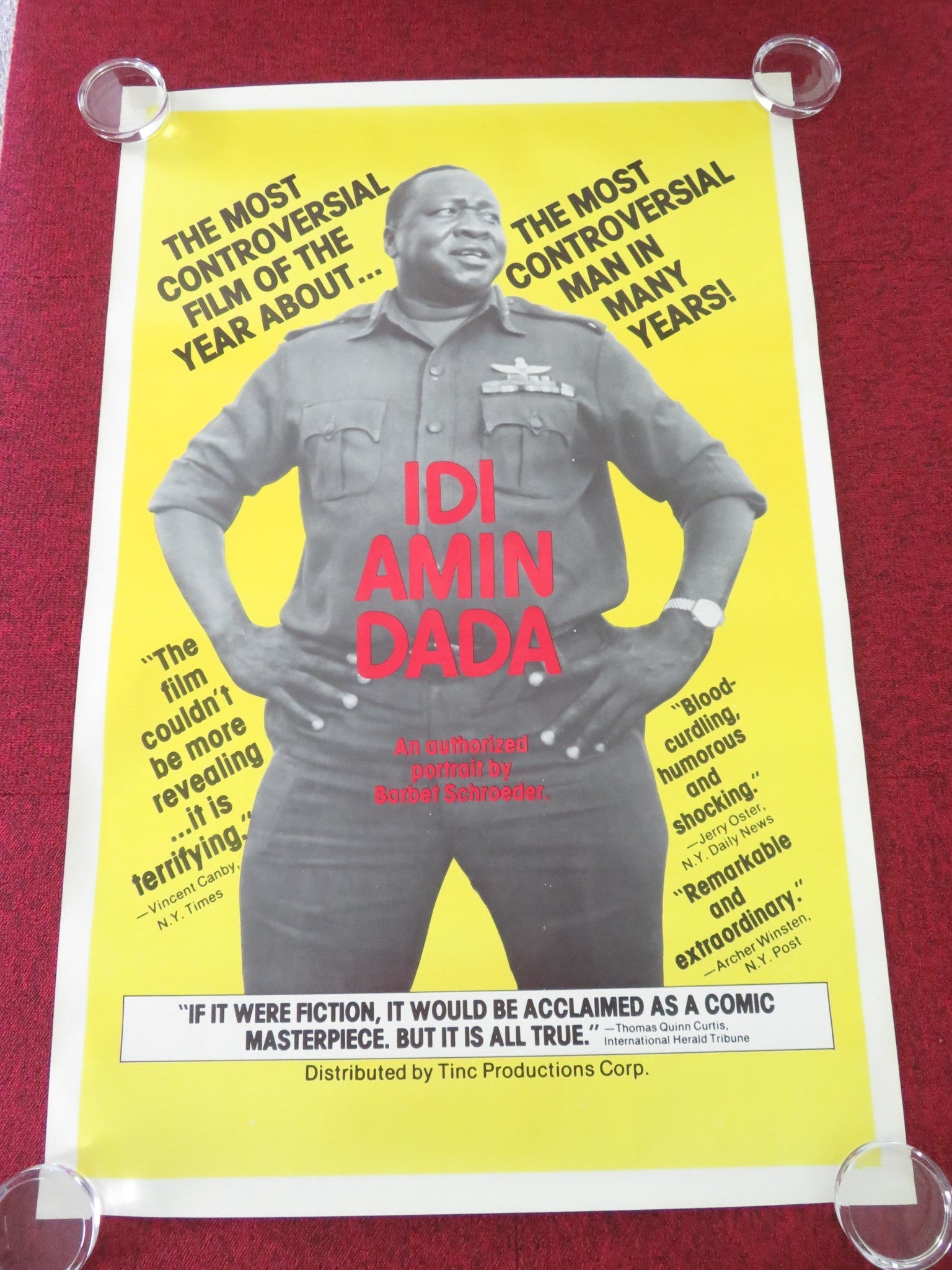 GENERAL IDI AMIN DADA: A SELF PORTRAIT US ONE SHEET ROLLED POSTER IDI ...