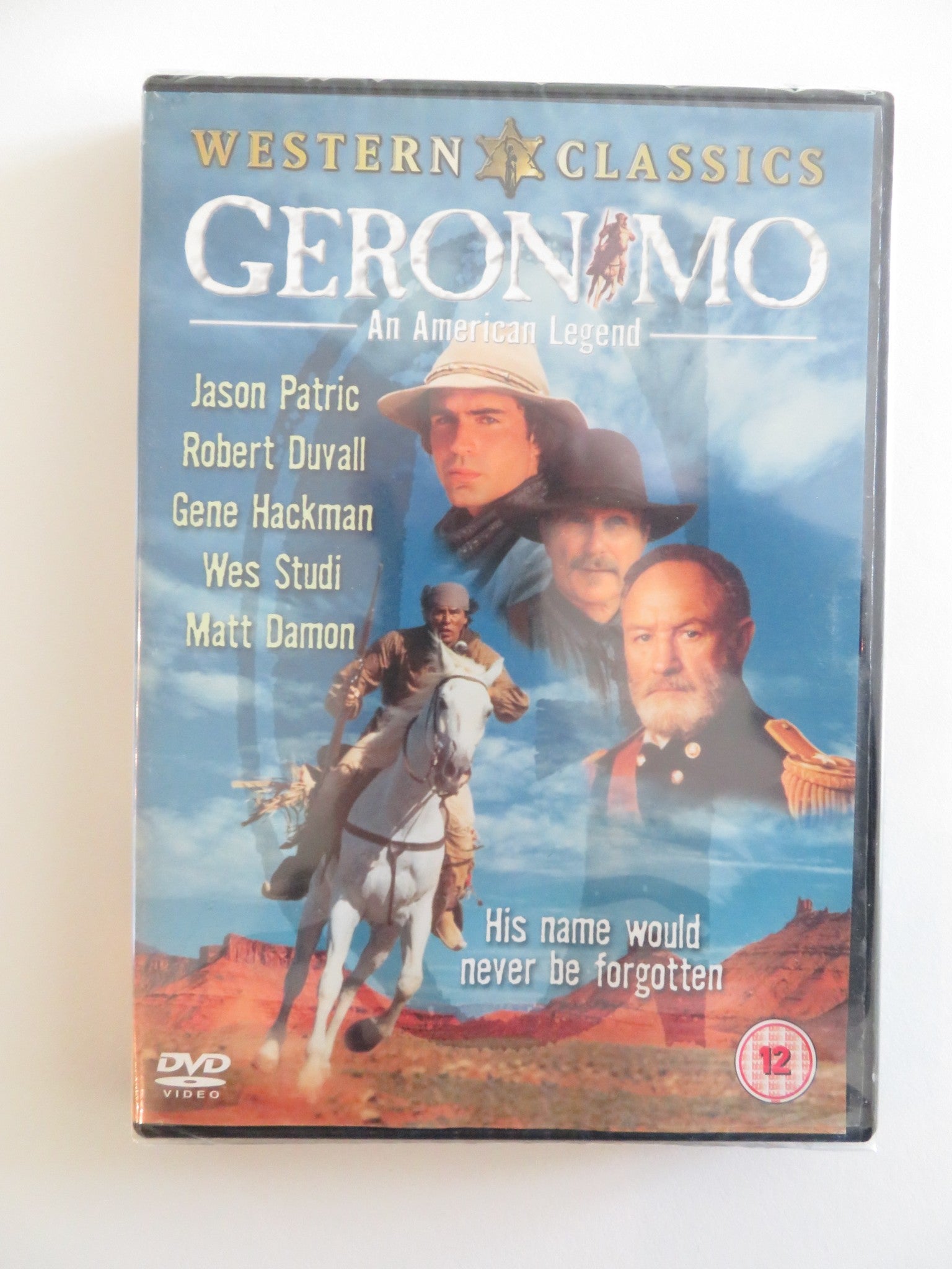 GERONIMO: AN AMERICAN LEGEND (DVD) GENE HACKMAN ROBERT DUVALL 1993 REG ...