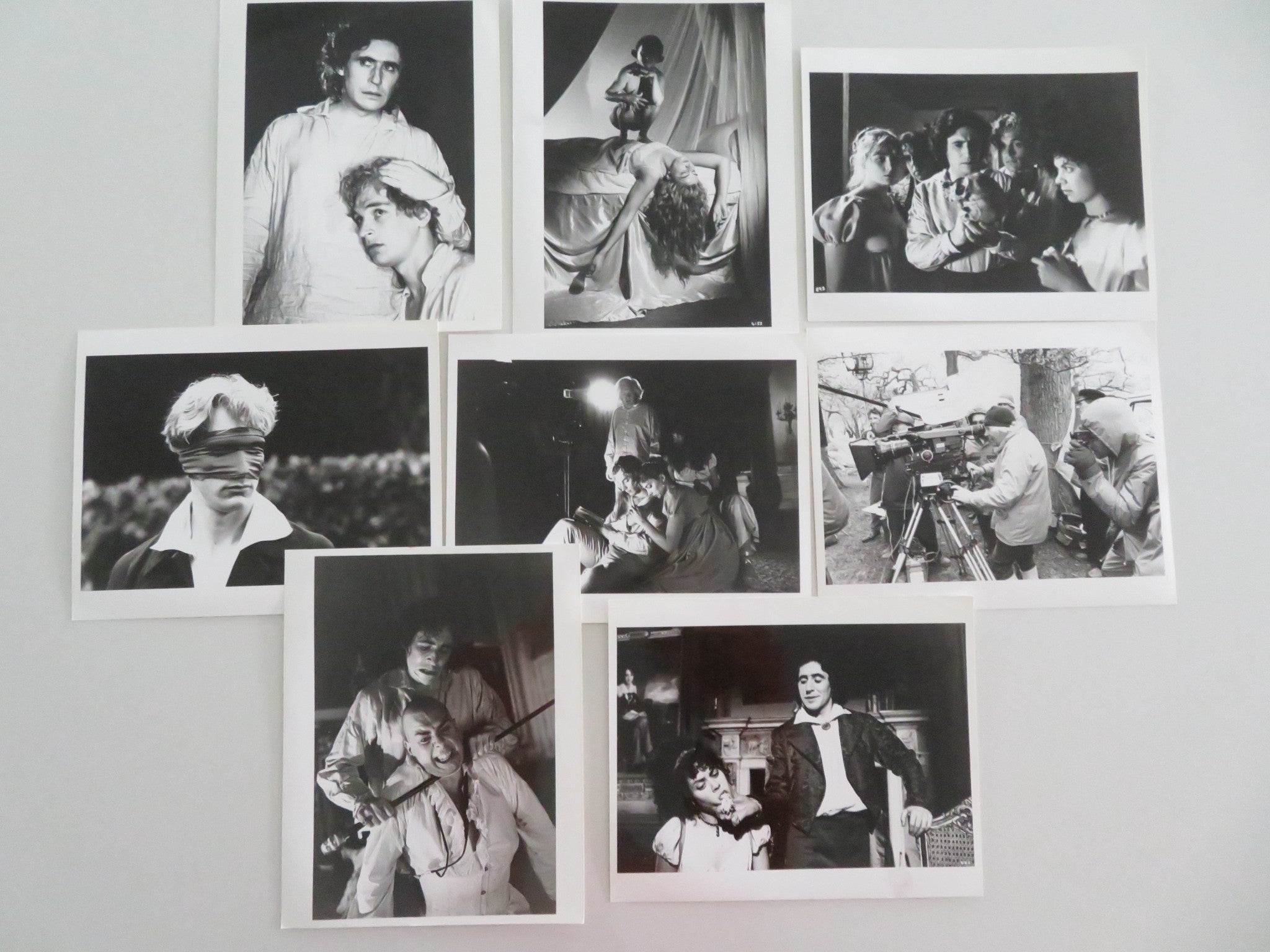GOTHIC MOVIE STILL PHOTO LOT OF 8 GABRIEL BYRNE JULIAN SANDS 1986 ...