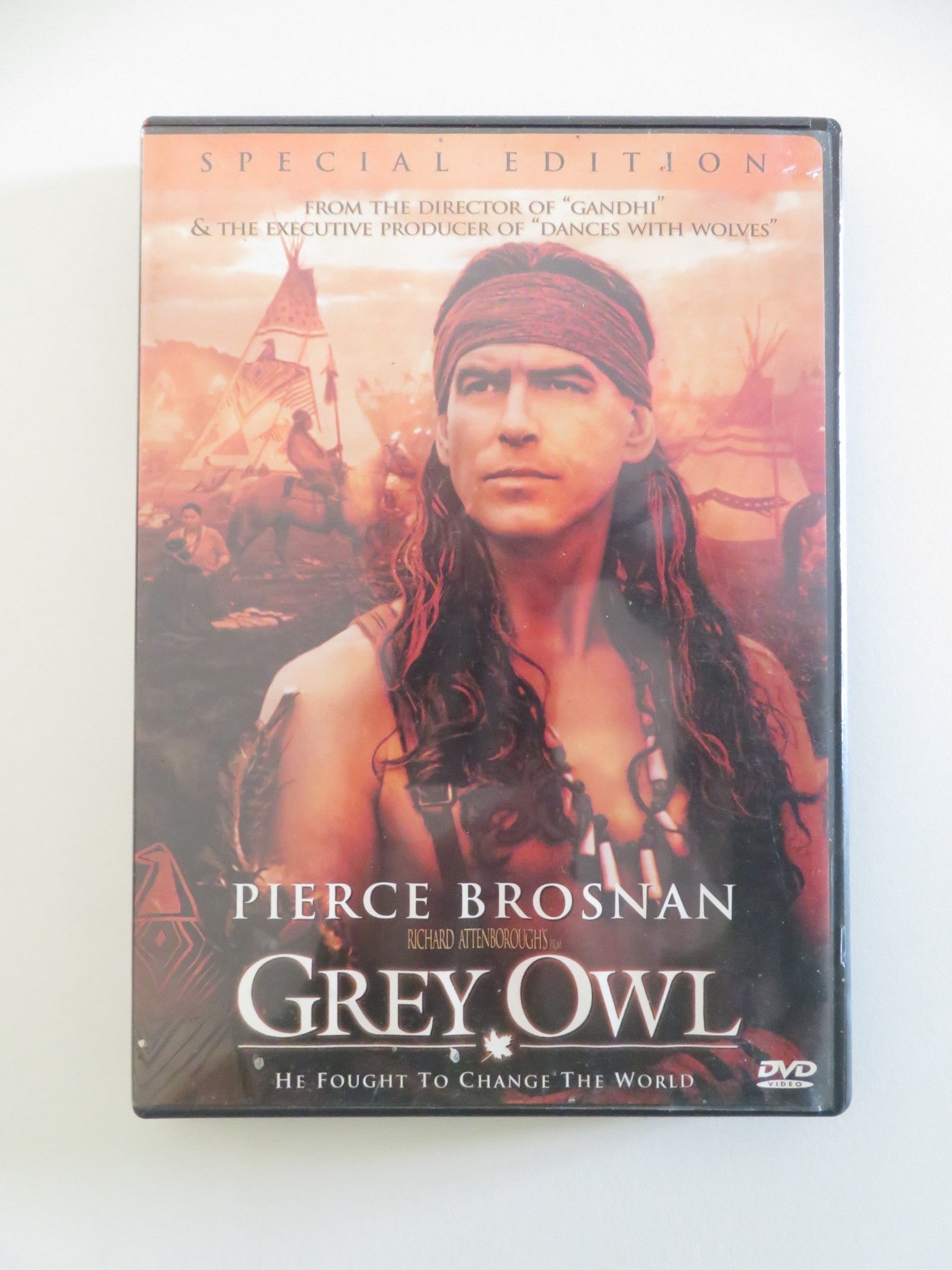 GREY OWL SPECIAL EDITION (DVD) PIERCE BROSNAN ANNIE GALIPEAU 1999 REGI ...