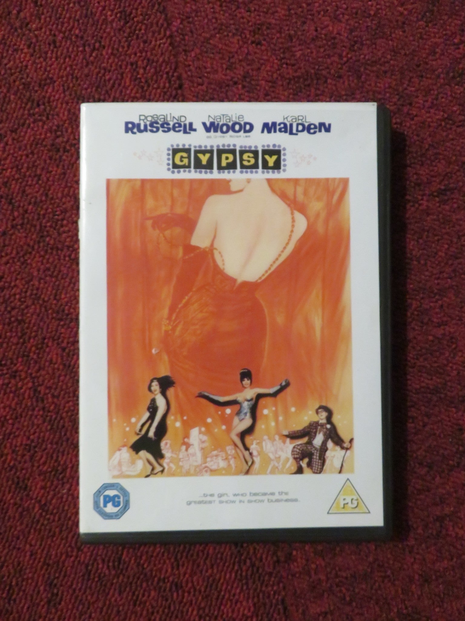 GYPSY (DVD) ROSALIND RUSSELL NATALIE WOOD 1962 REGION 2 – Rendezvous Cinema