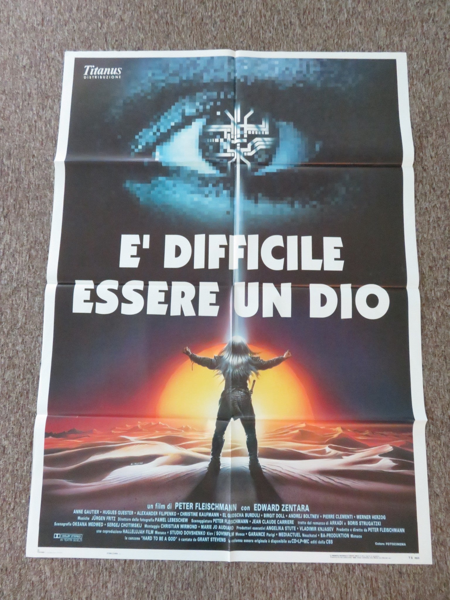 HARD TO BE A GOD ITALIAN 2 FOGLIO POSTER EDWARD ZENTARA ANNE GAUTIER 1 ...