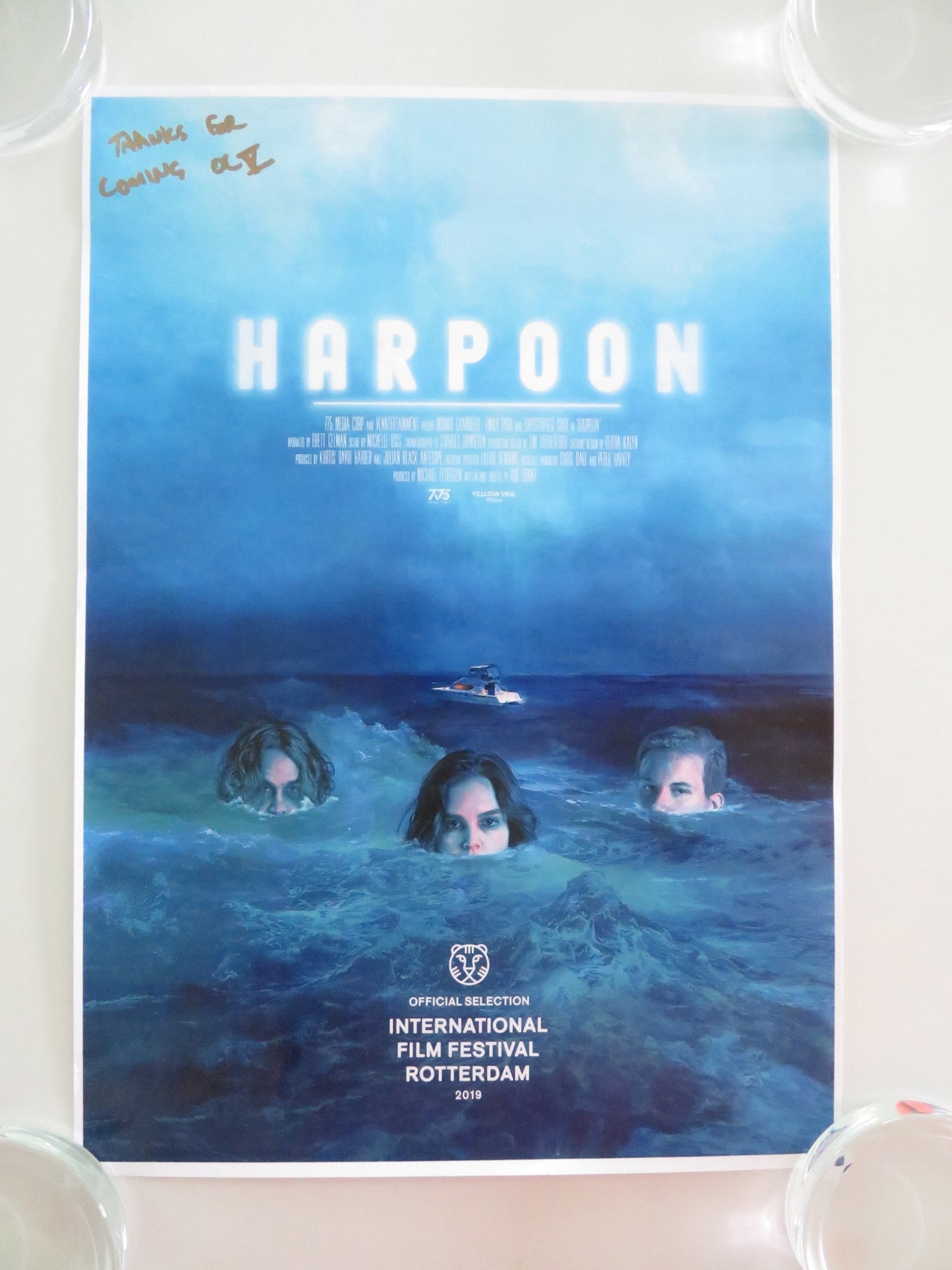 HARPOON ROLLED POSTER MUNRO CHAMBERS CHRIS GRAY 2019 – Rendezvous Cinema
