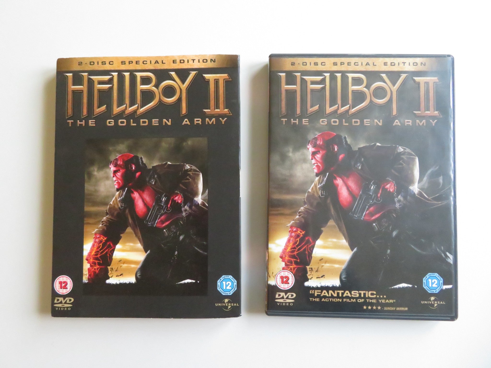 HELLBOY II: THE GOLDEN ARMY - 2 DISC SPECIAL EDITION (DVD) 2008 REGION ...
