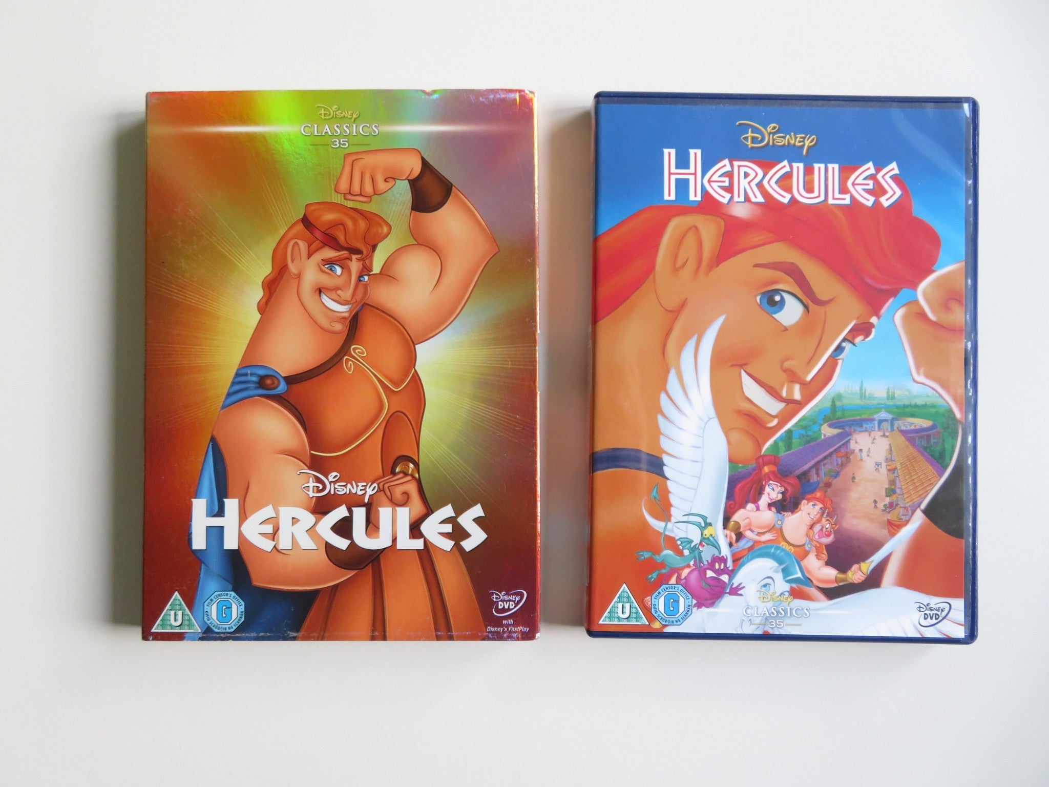 HERCULES (DVD) DISNEY TATE DONOVAN DANNY DE VITO 1997 REGION 2 ...