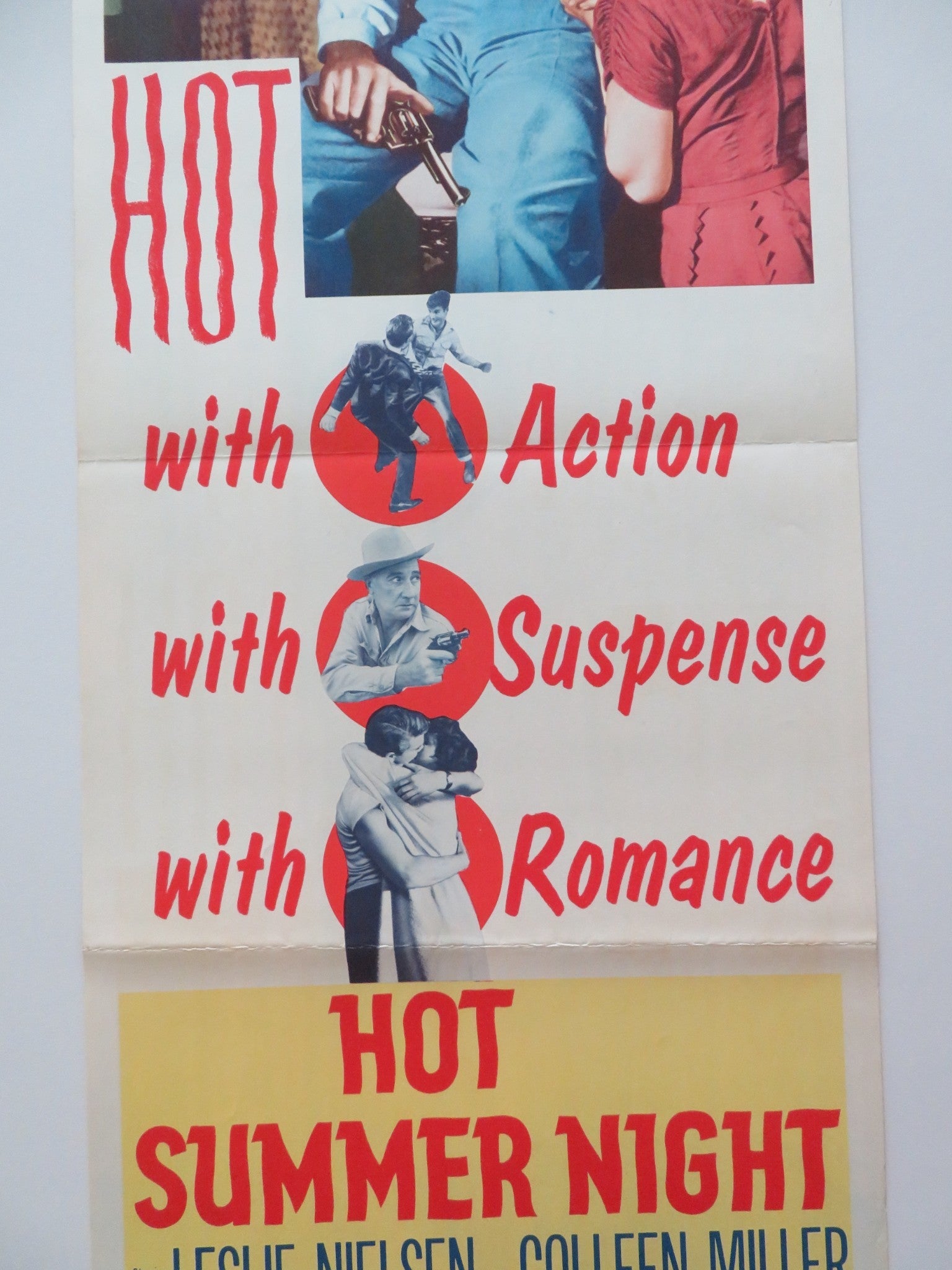 HOT SUMMER NIGHT US INSERT POSTER LESLIE NIELSEN COLLEEN MILLER 1956 ...