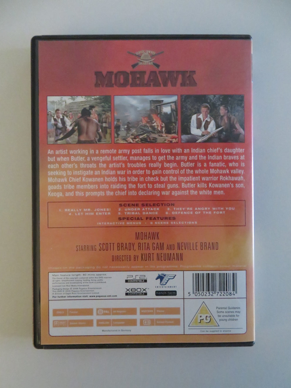 MOHAWK (DVD) SCOTT BRADY RITA GAM 1956 REGION 0 – Rendezvous Cinema