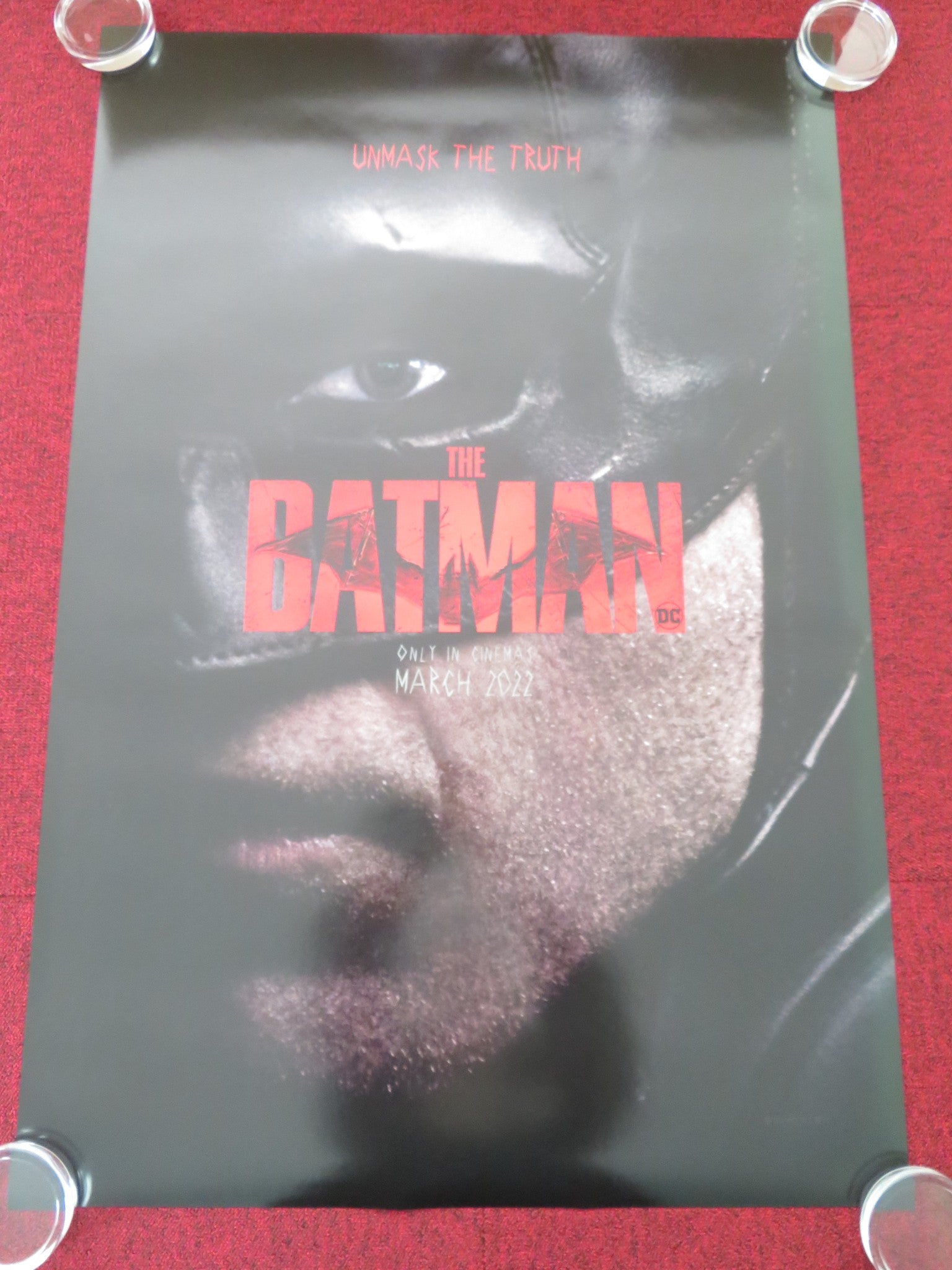 THE BATMAN - B US ONE SHEET ROLLED POSTER DC ROBERT PATTINSON ZOE KRAV ...