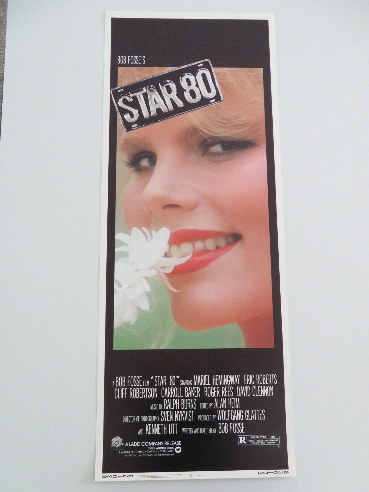STAR 80 US INSERT POSTER MARIEL HEMINGWAY ERIC ROBERTS 1983 ...