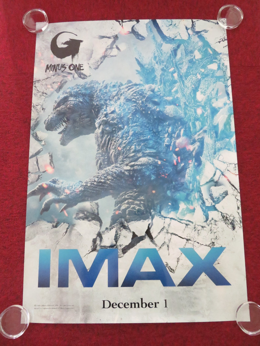 GODZILLA MINUS ONE US ONE SHEET ROLLED POSTER MINAMI HAMABE R. KAMIKI ...