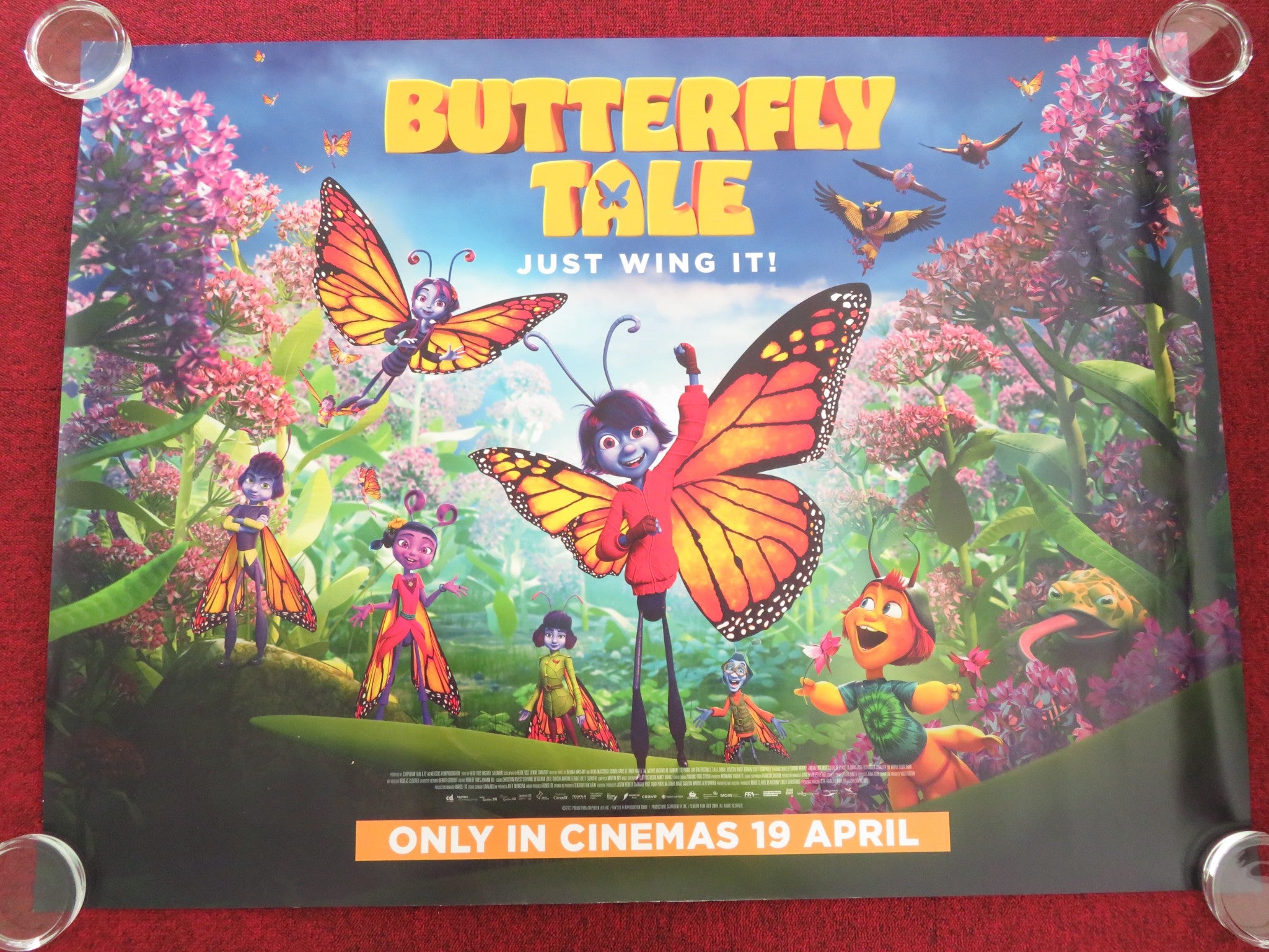 BUTTERFLY TALE UK QUAD ROLLED POSTER TATIANA MASLANY MENA MASSOUD 2023 ...