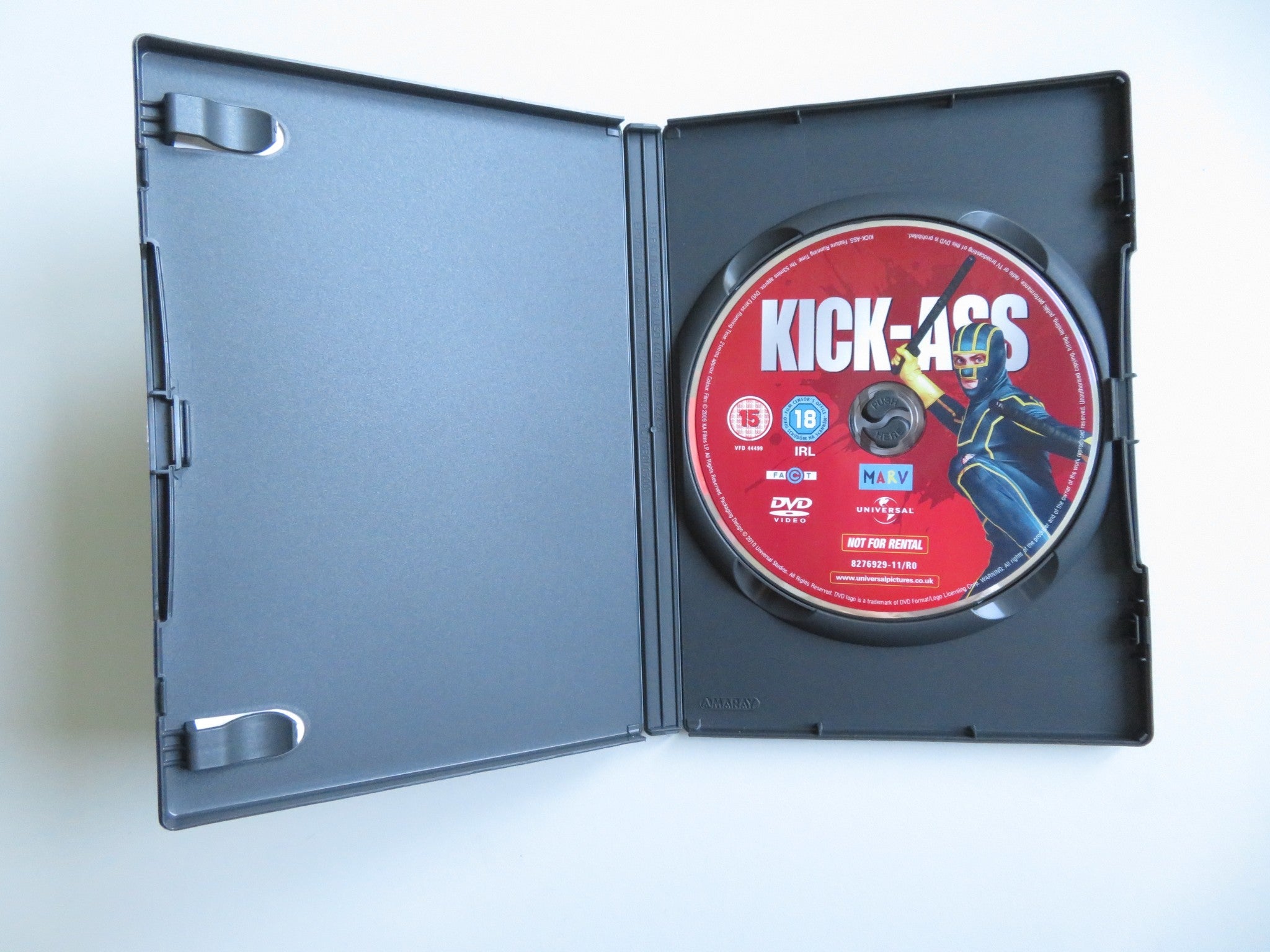 KICK-ASS (DVD) AARON TAYLOR-JOHNSON MARK STRONG 2010 REGION 2, 4 ...