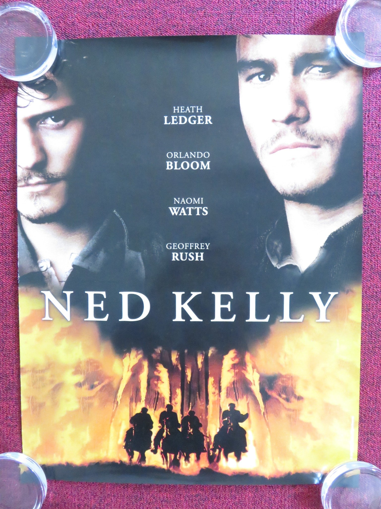 NED KELLY VHS VIDEO POSTER HEATH LEDGER ORLANDO BLOOM 2003 – Rendezvous ...