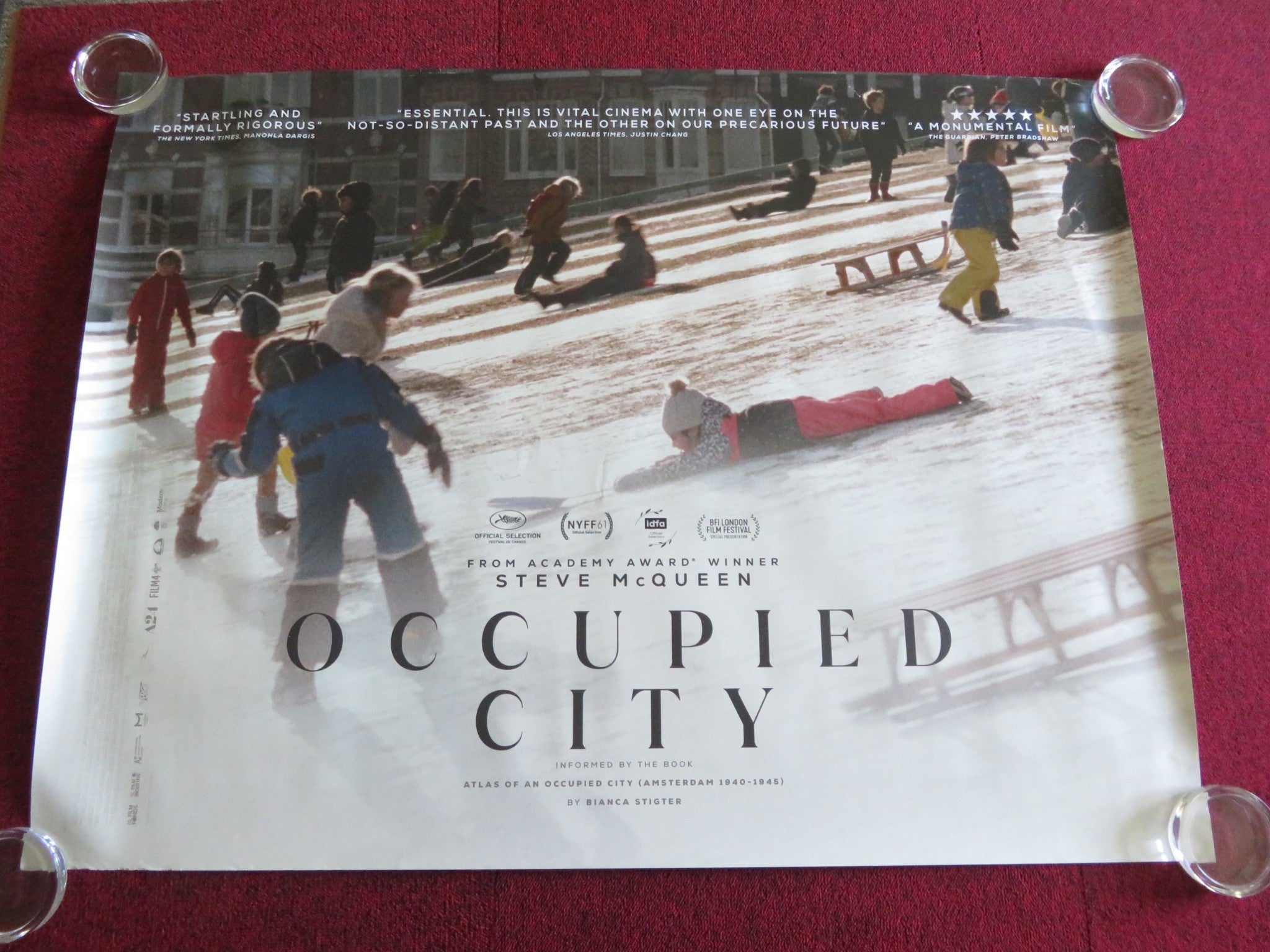 OCCUPIED CITY UK QUAD ROLLED POSTER MELANIE HYAMS 2023 – Rendezvous Cinema