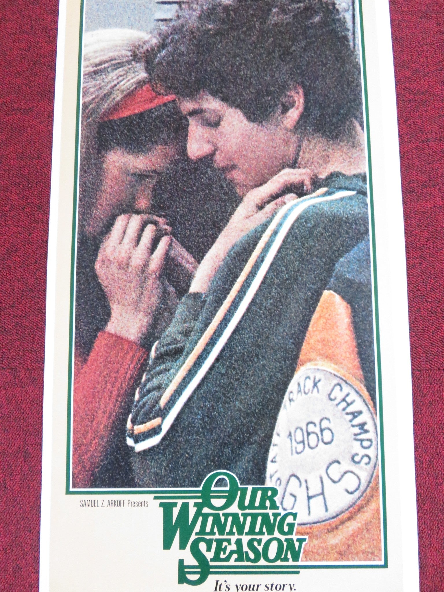 OUR WINNING SEASON US INSERT POSTER SCOTT JACOBY DEBORAH BENSON 1978 ...