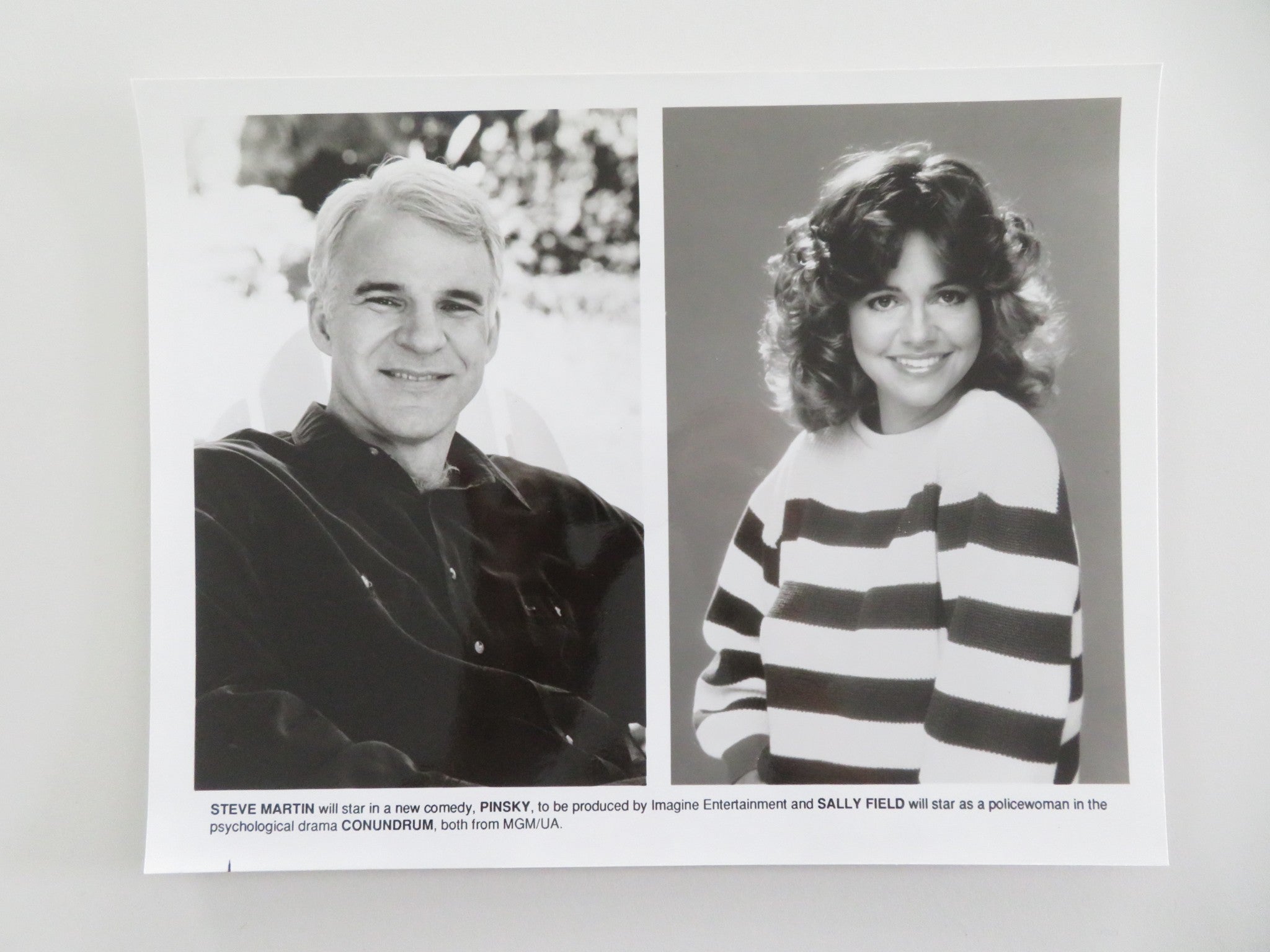 PINSKY / CONUNDRUM MOVIE STILL PHOTO STEVE MARTIN SALLY FIELD ...