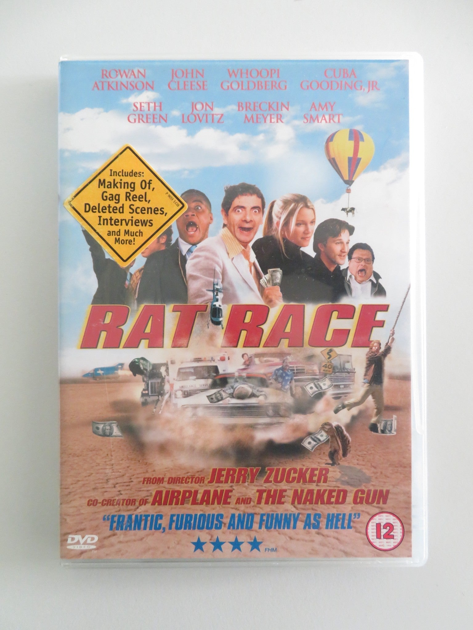 RAT RACE (DVD) ROWAN ATKINSON JOHN CLEESE 2001 REGION 2 – Rendezvous Cinema