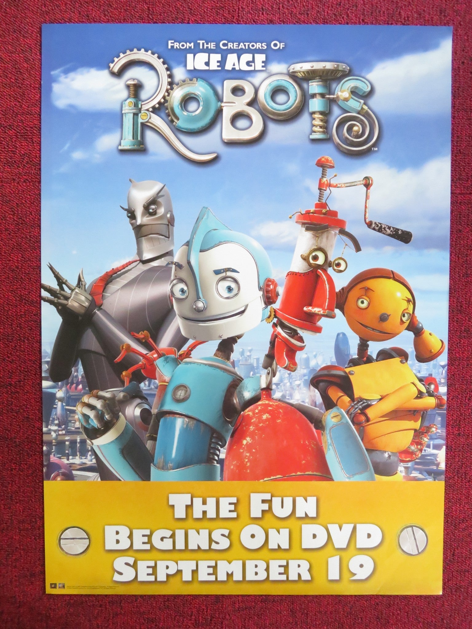 ROBOTS DVD POSTER PAULA ABDUL HALLE BERRY 2005 – Rendezvous Cinema