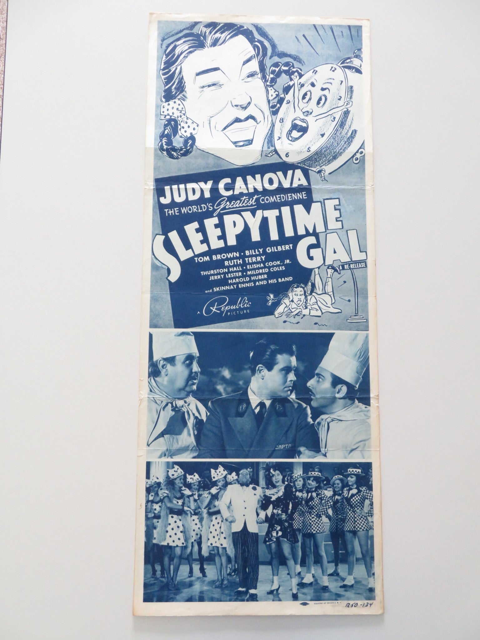SLEEPYTIME GAL US INSERT POSTER JUDY CANOVA TOM BROWN 1942 – Rendezvous ...